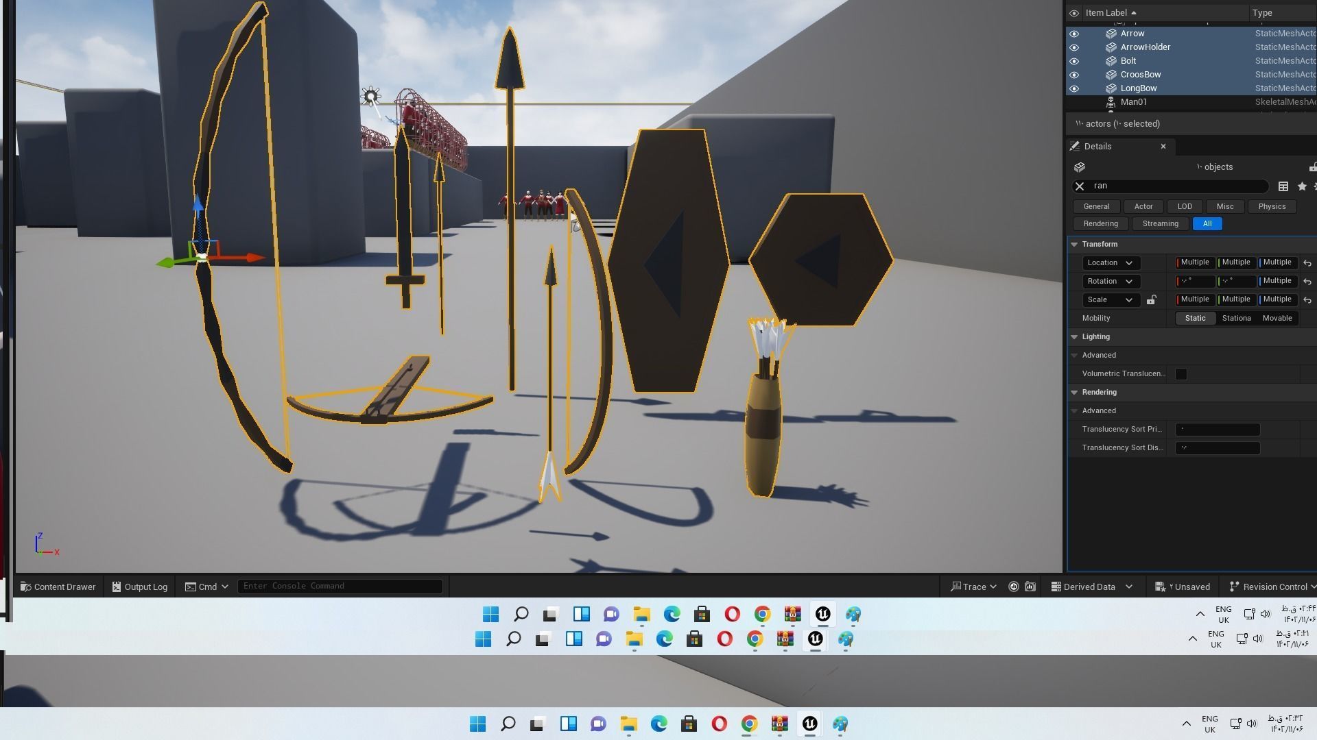 3D model Super Low Poly Pack Model For Rts Game Kick Start VR / AR ...