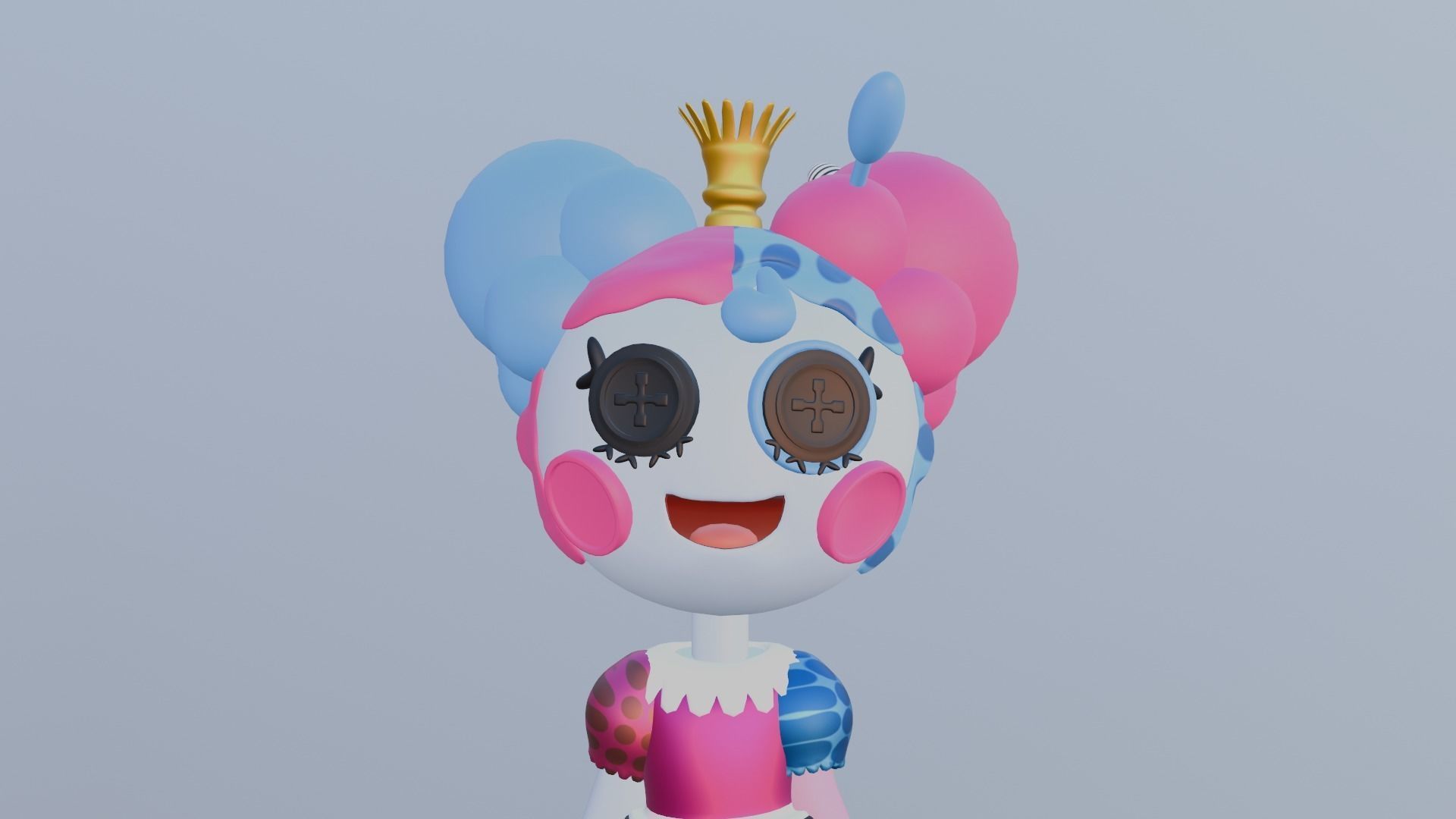 Lalaloopsy Princess Anise free 3D model rigged | CGTrader