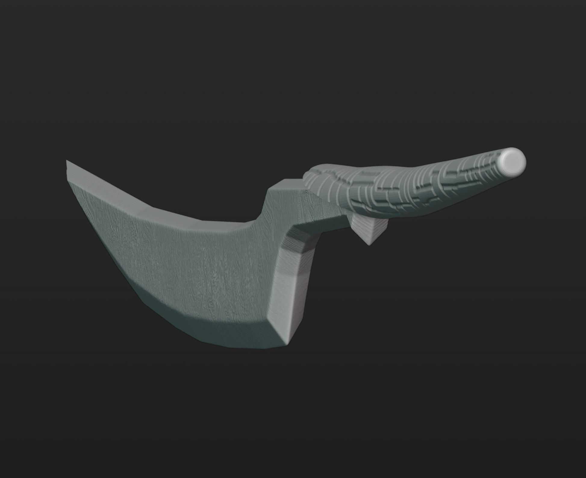 Darstaiis Sickle 3D model 3D printable | CGTrader