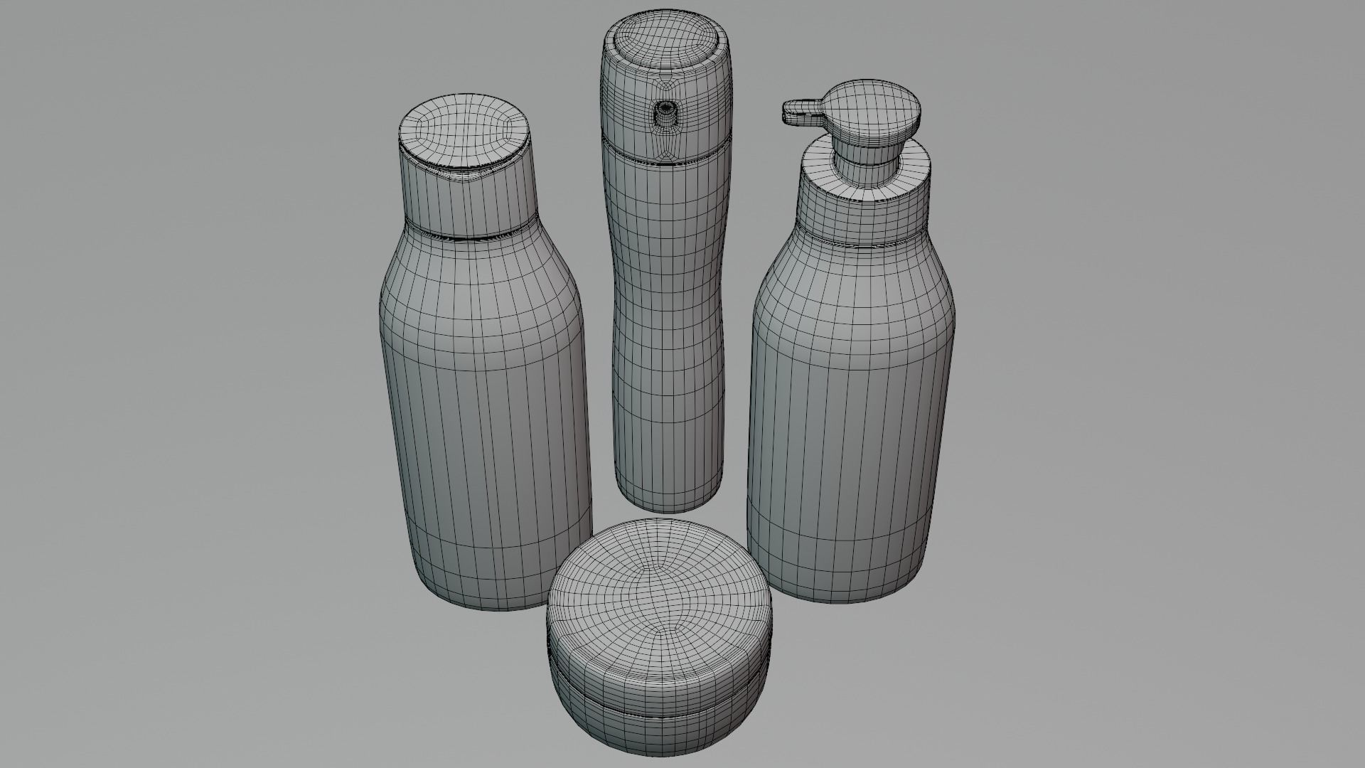 Product Cosmetics kit free 3D model | CGTrader