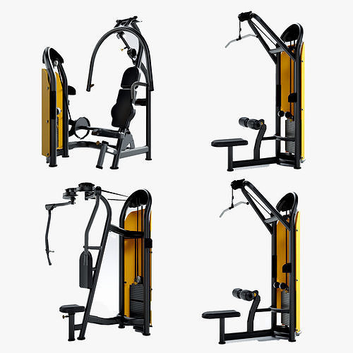 STRENGTH FITNESS MATERIAL VOL1 3D model | CGTrader