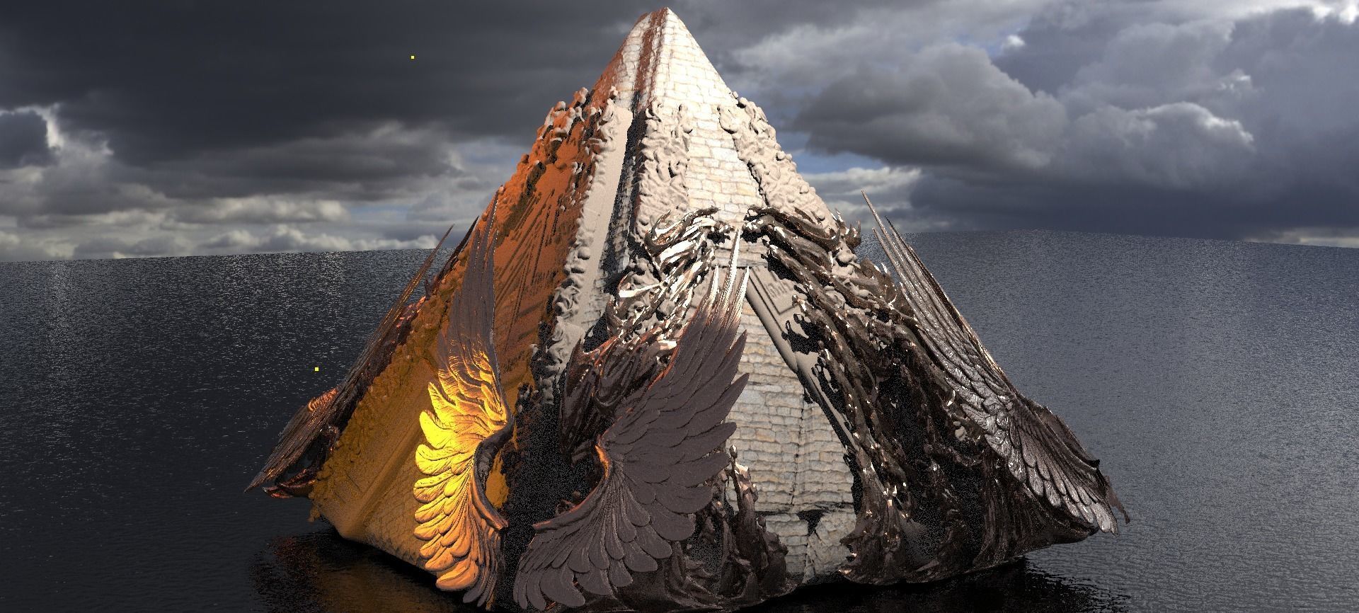 Ramesses The Great pyramid 3D model | CGTrader