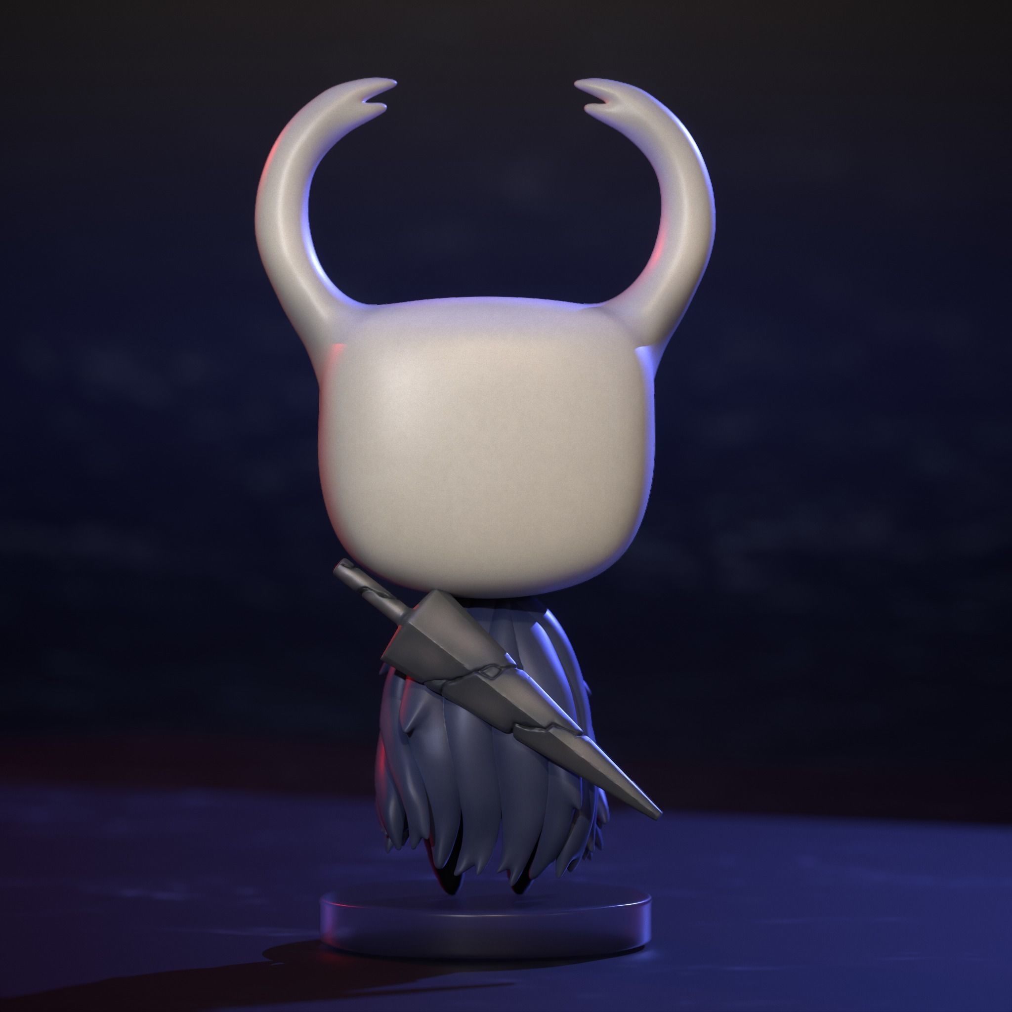 Hollow Knight - The Knight 3D model 3D printable | CGTrader