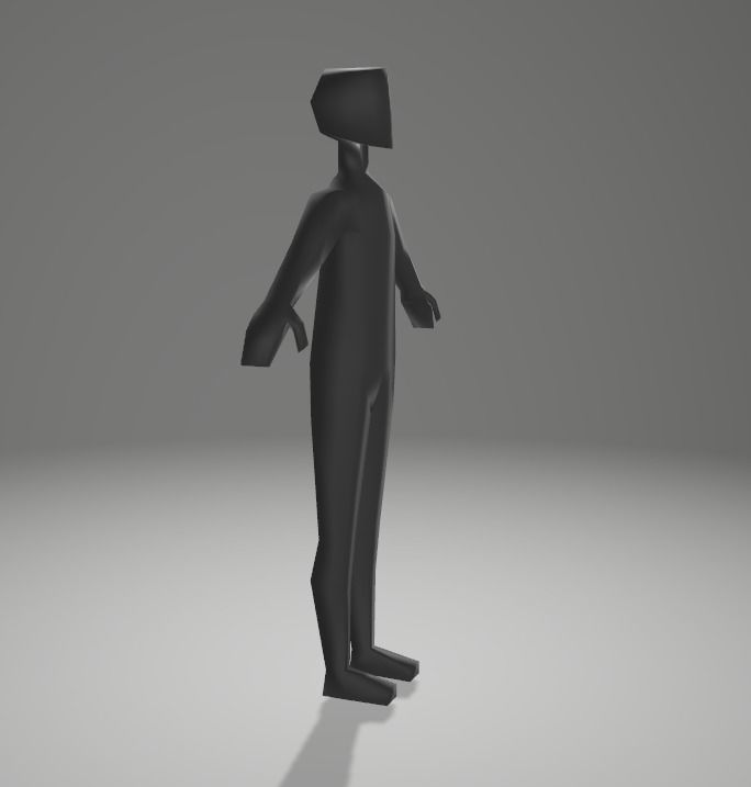 PS1 Graphic human base model free VR / AR / low-poly 3D model | CGTrader
