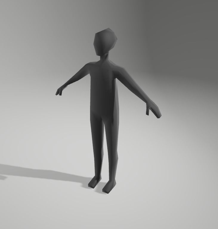 Ps1 Graphic Human Base Model Free Vr Ar Low Poly 3d Model Cgtrader
