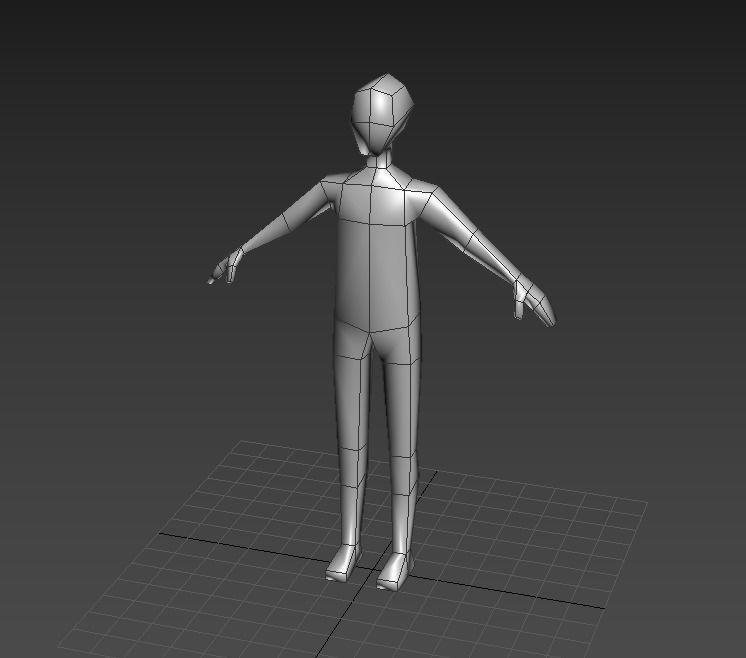 Ps1 Graphic Human Base Model Free Vr Ar Low Poly 3d Model Cgtrader