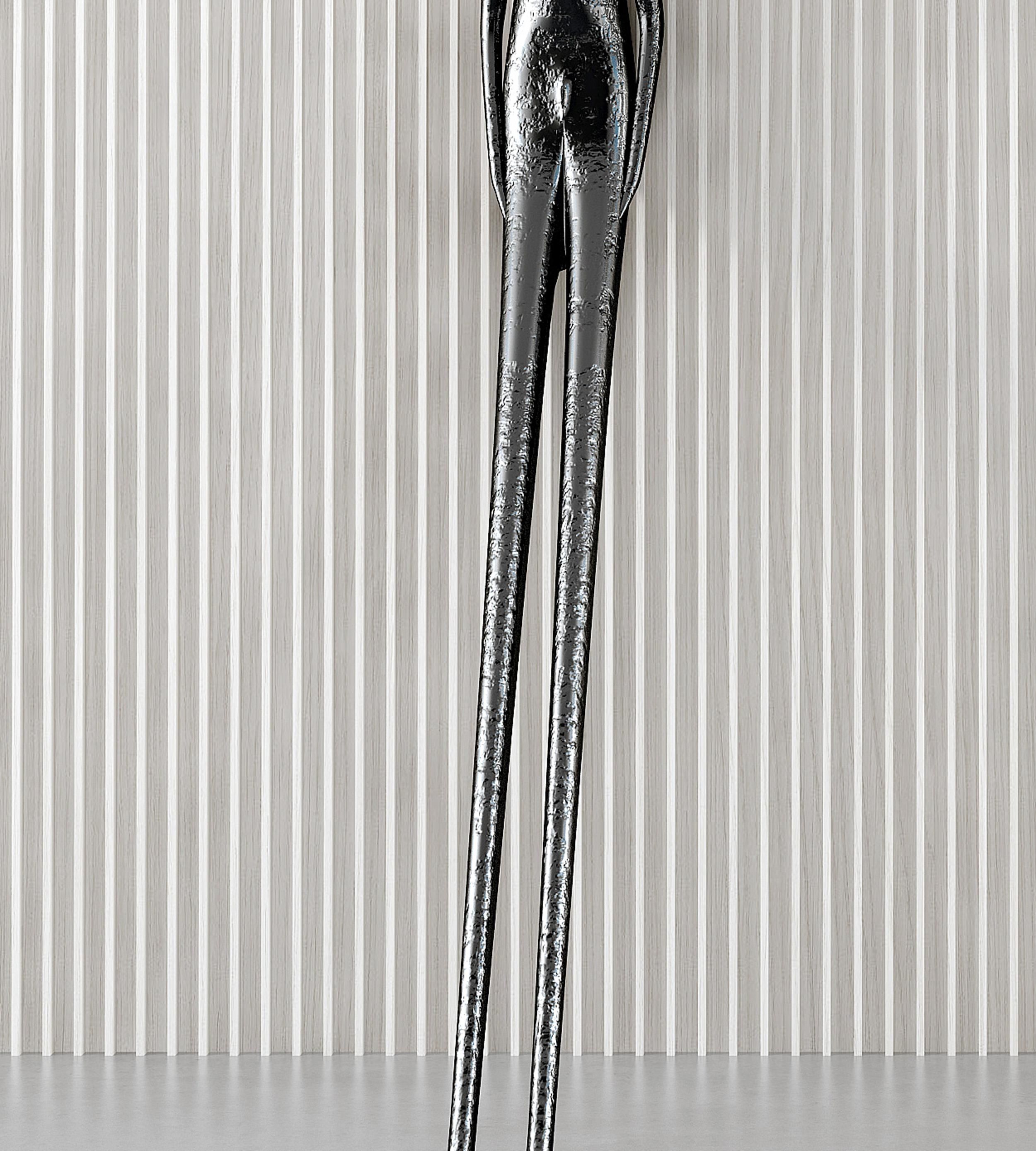 Figure Abstract Sculpture Decoration Metal 3D model | CGTrader