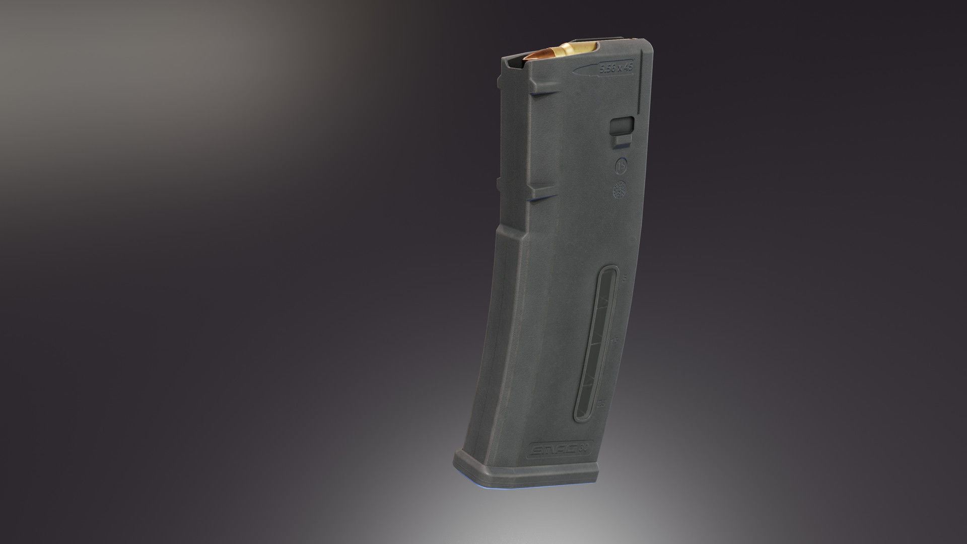 3D model EMAG 30 Polymer Magazine VR / AR / low-poly | CGTrader