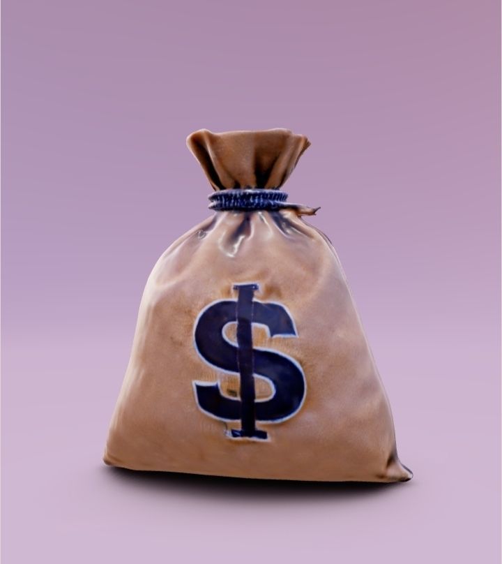 3D Bag Money 3D model | CGTrader