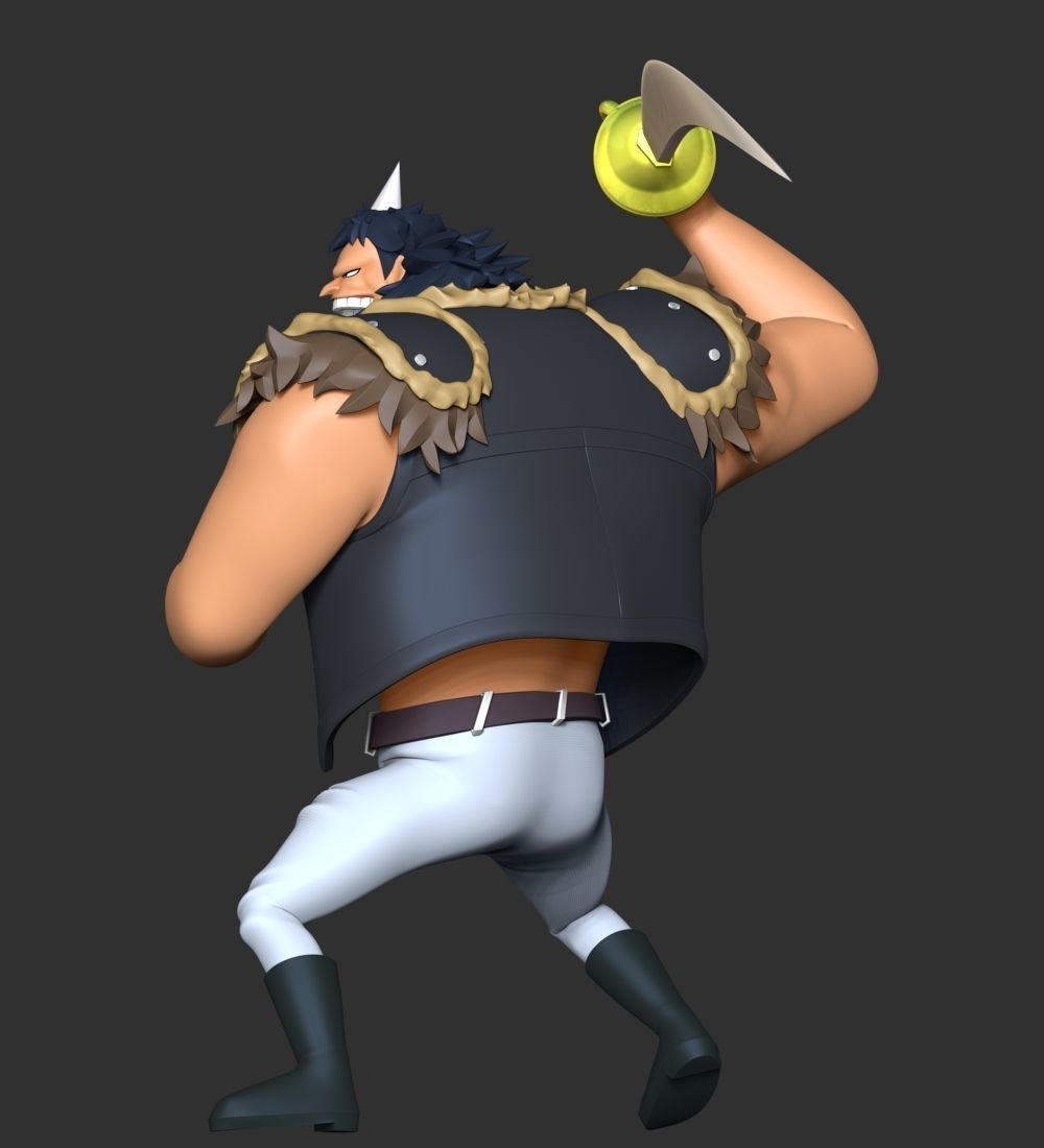 One Piece - Beast Pirate 3 3D model 3D printable | CGTrader