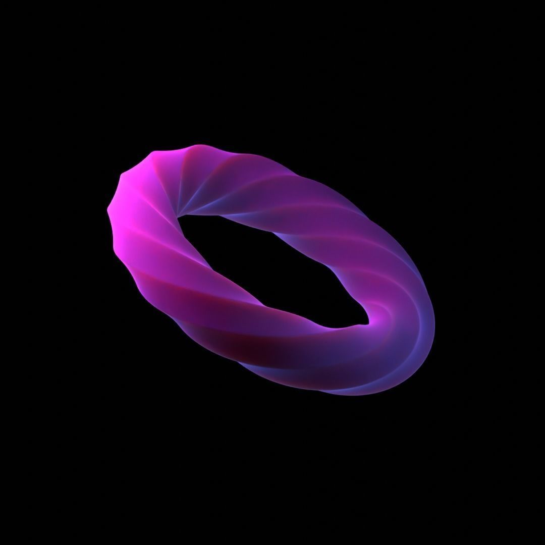Subsurf Torus 3D model | CGTrader