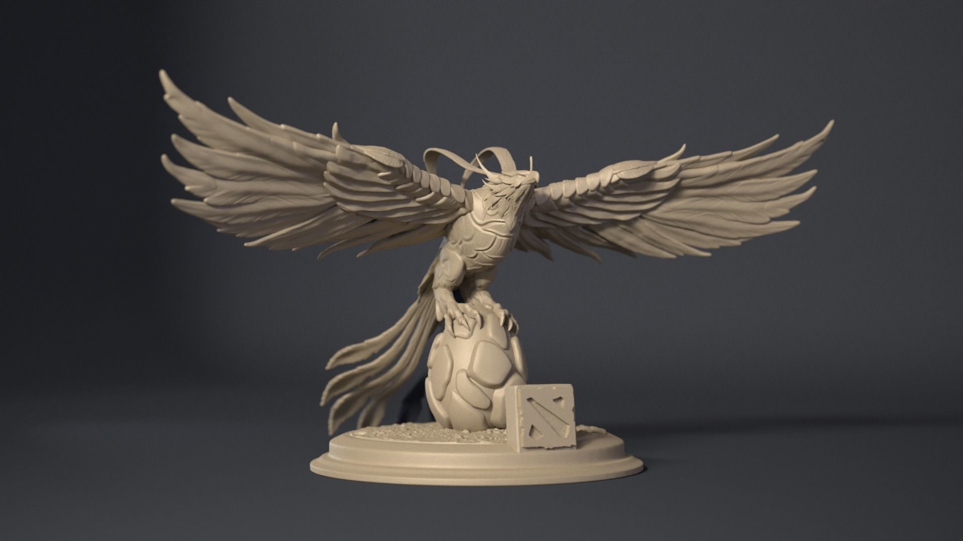 phoenix Vermillion Crucible 3D model 3D printable | CGTrader