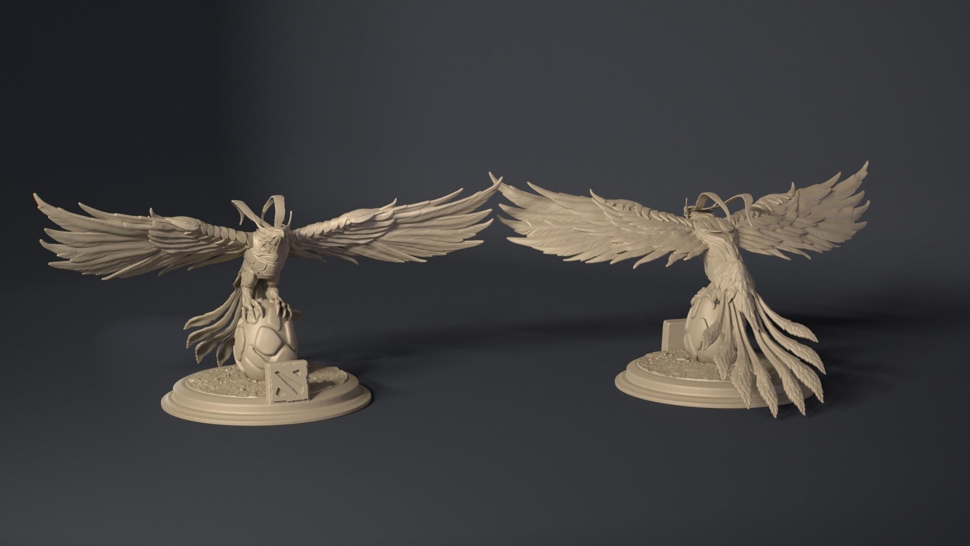 phoenix Vermillion Crucible 3D model 3D printable | CGTrader