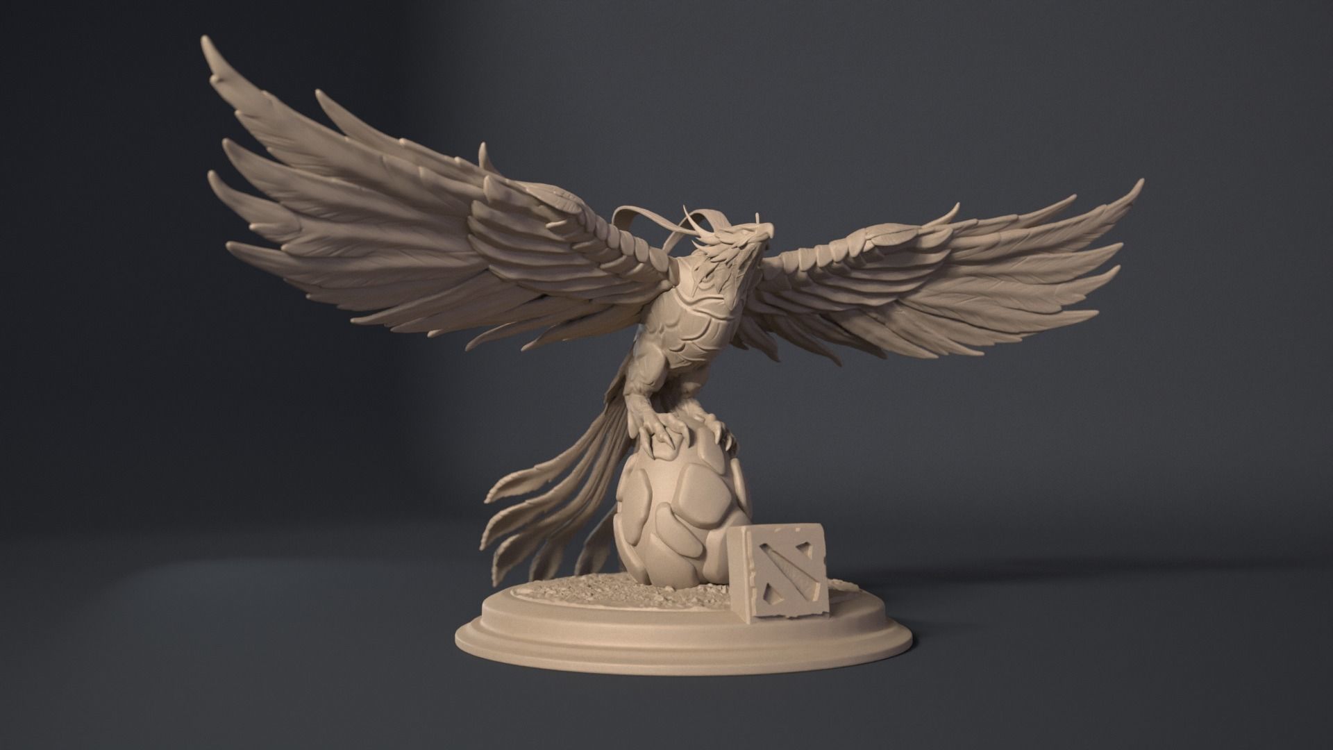 phoenix Vermillion Crucible 3D model 3D printable | CGTrader