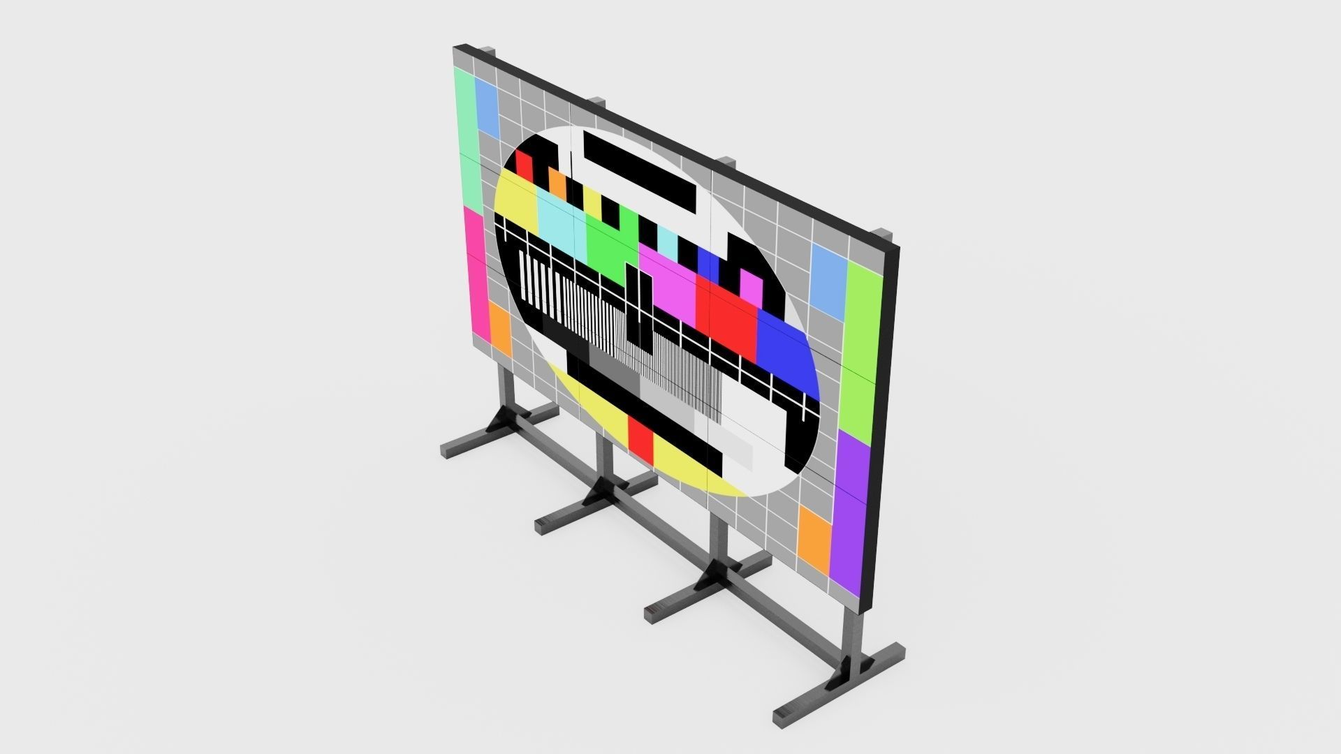 3D model Video Wall Screen VR / AR / low-poly | CGTrader
