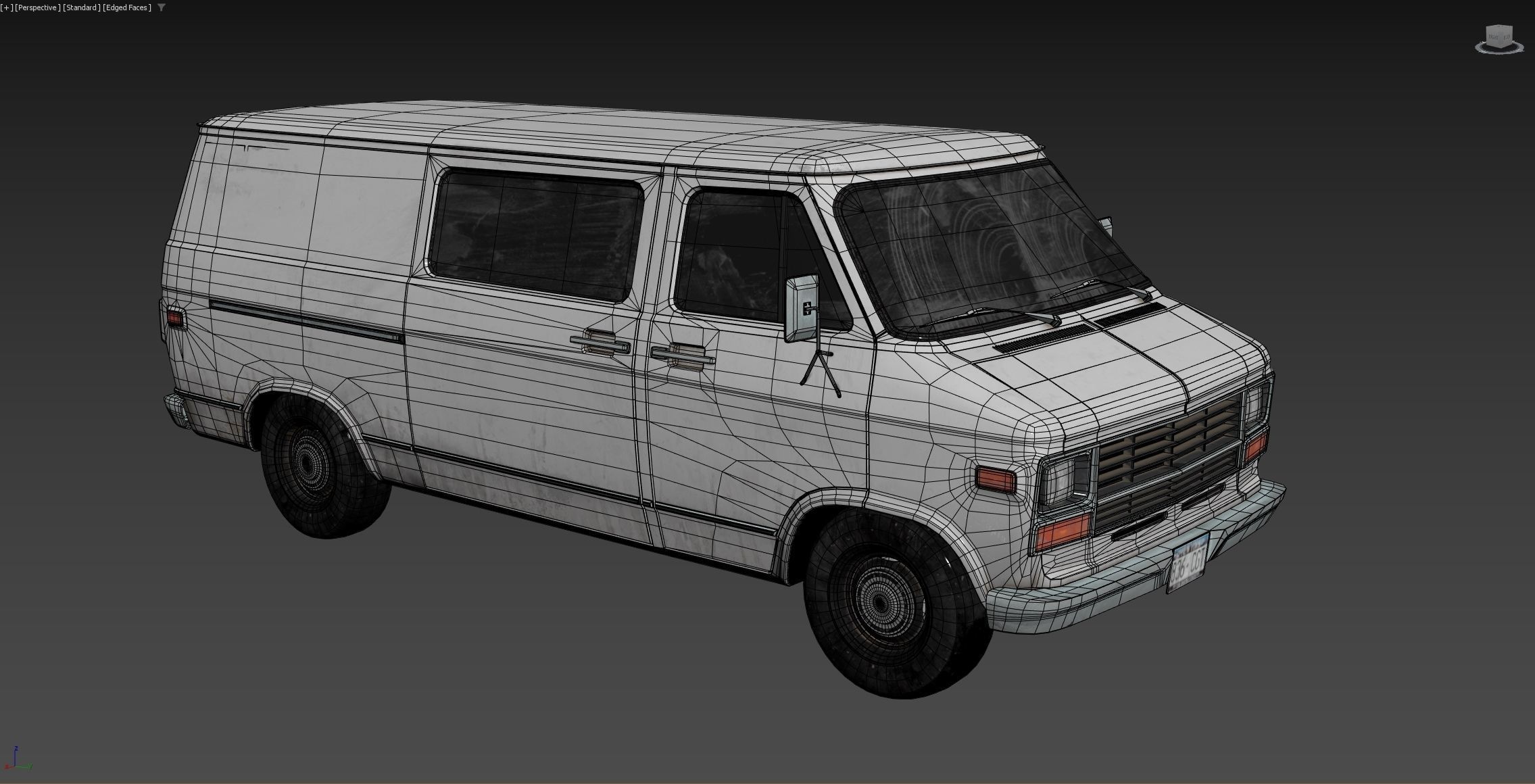 3D model Generic American Van VR / AR / low-poly | CGTrader