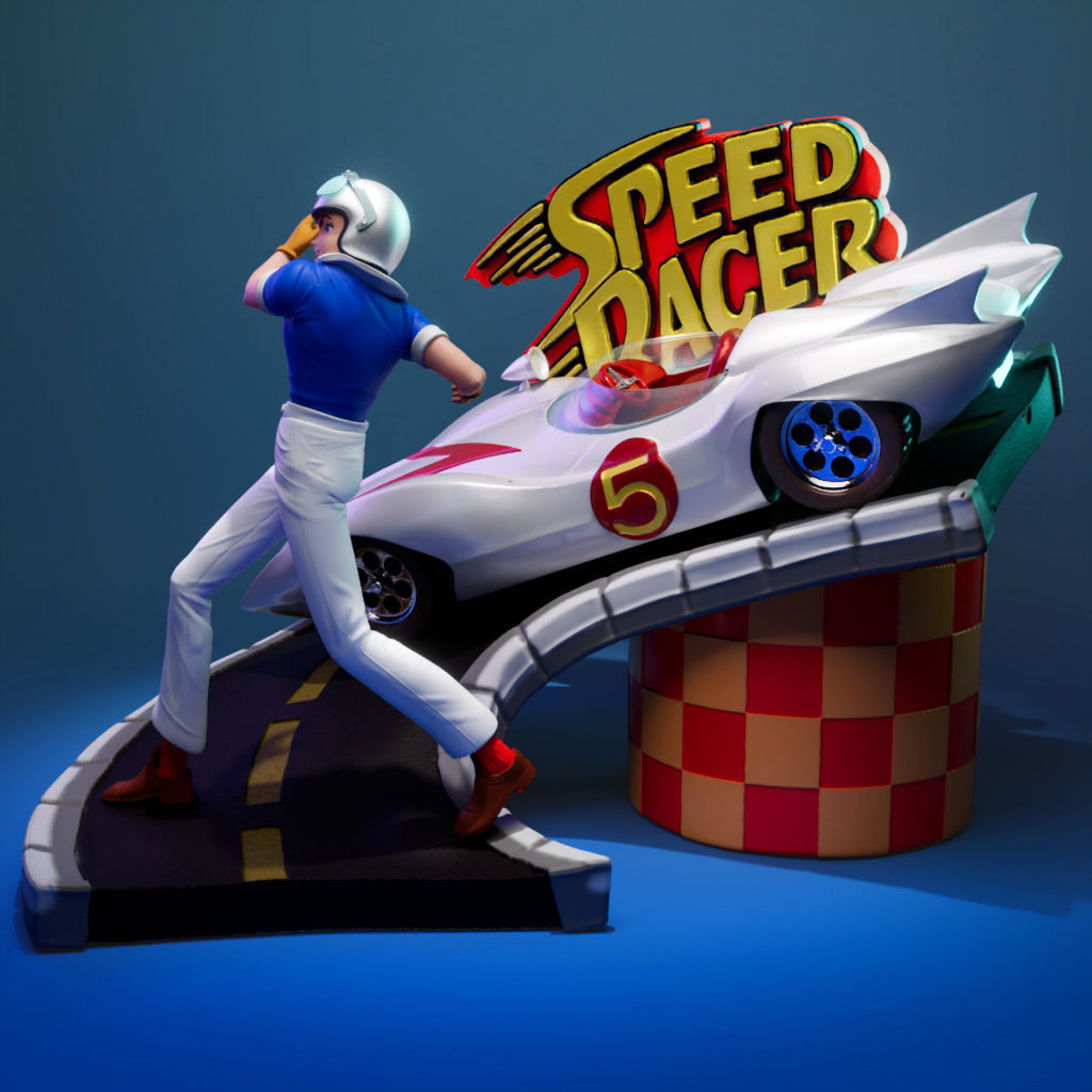 Speed Racer 3D model 3D printable | CGTrader