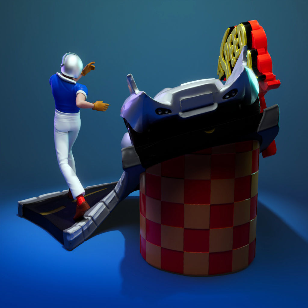 Speed Racer 3D model 3D printable | CGTrader