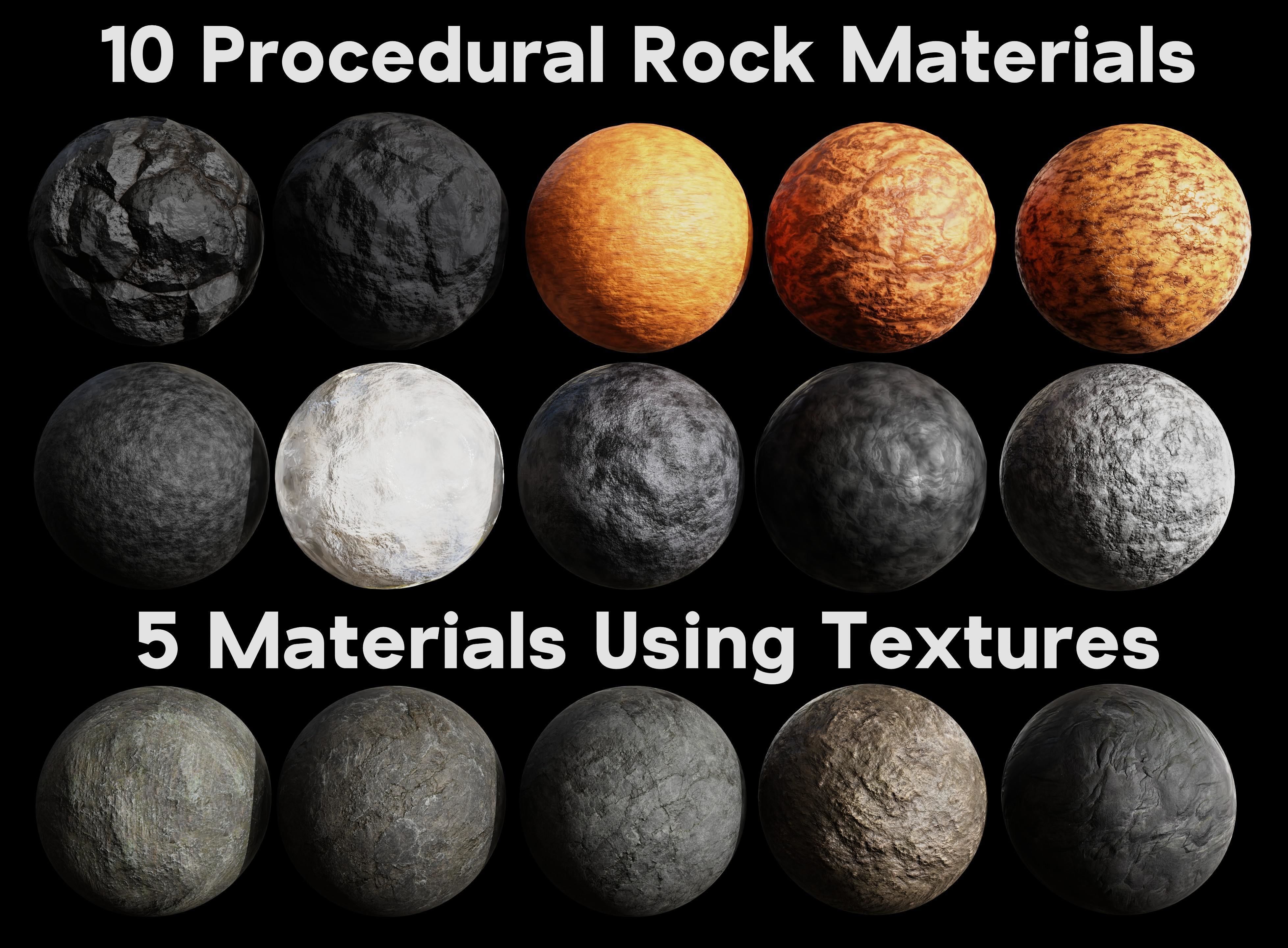 Rock Generator - Geometry Nodes 3D model | CGTrader