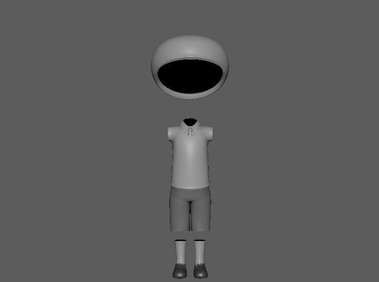 3D model Cartoon Boy - base mesh VR / AR / low-poly | CGTrader