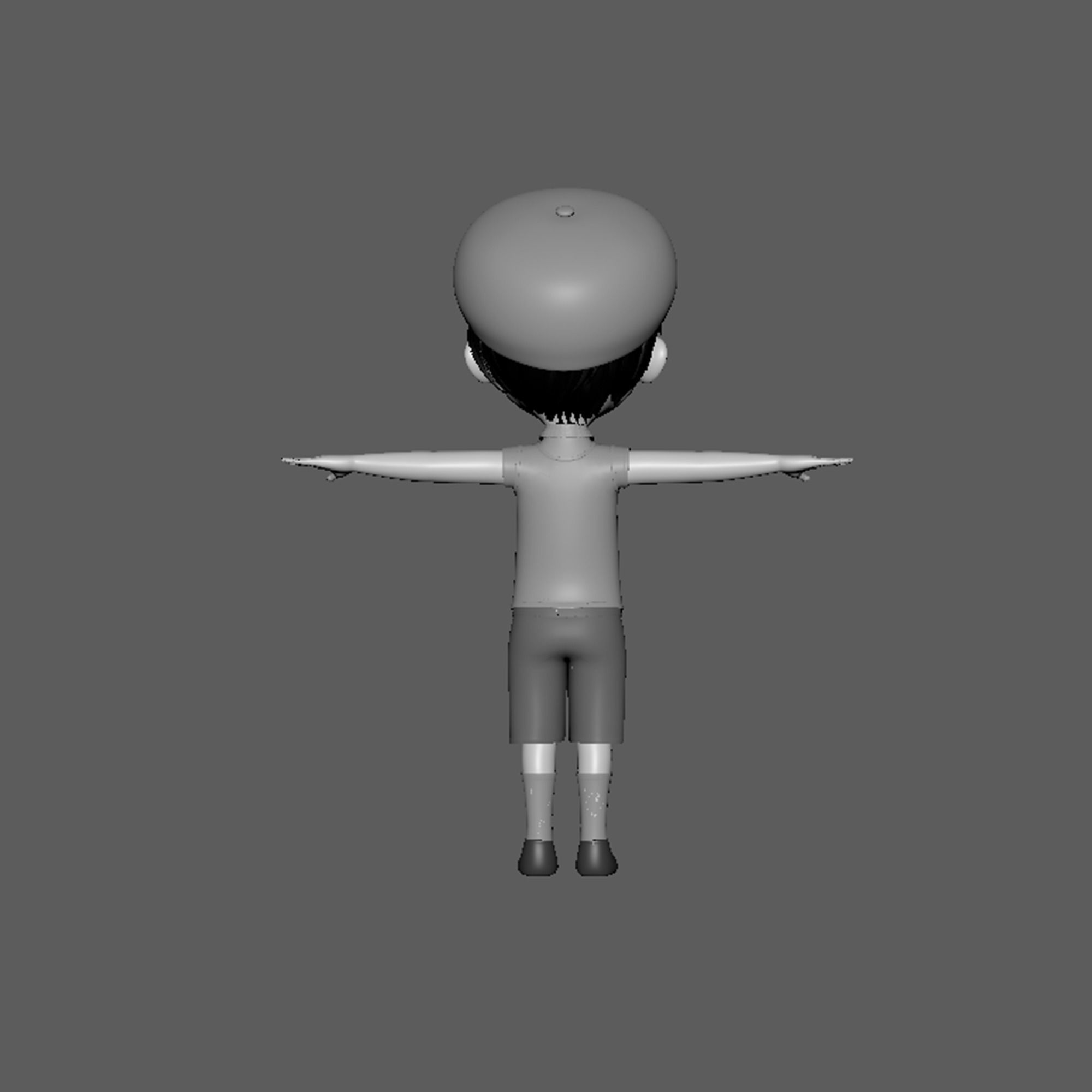 3D model Cartoon Boy - base mesh VR / AR / low-poly | CGTrader