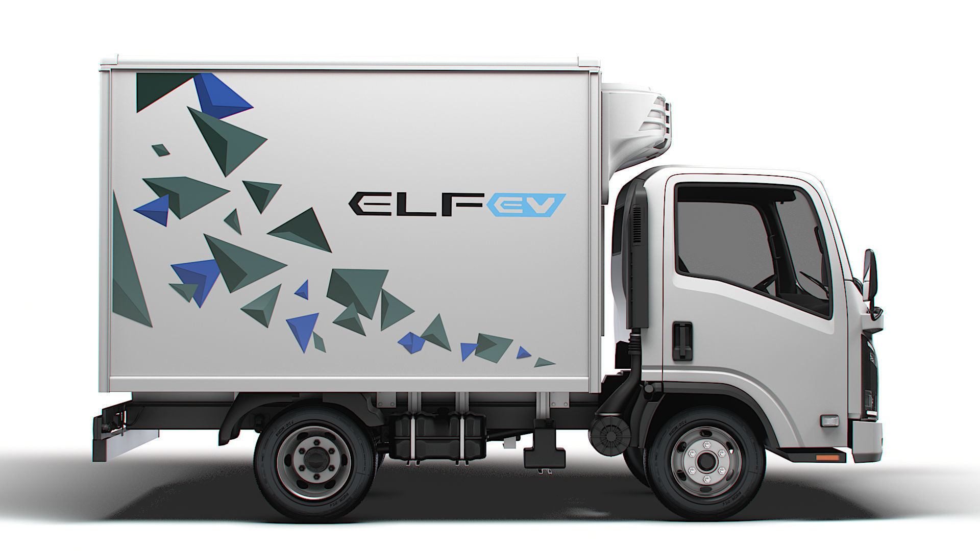 Isuzu Elf EV Refrigerator 2024 3D model | CGTrader