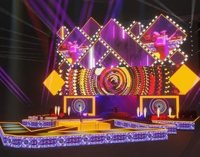 Animated Concert stage 3D Models | CGTrader