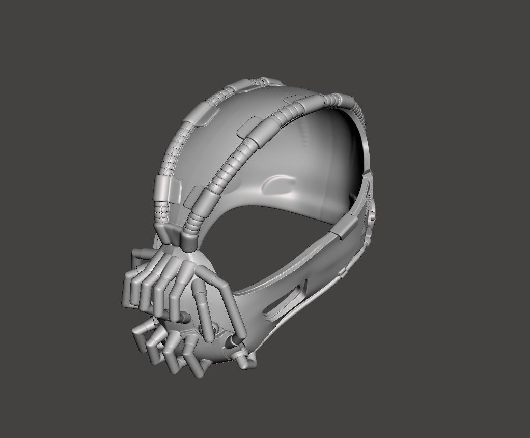 Bane Mask 3D STL Model For 3d Printing 3D model 3D printable | CGTrader