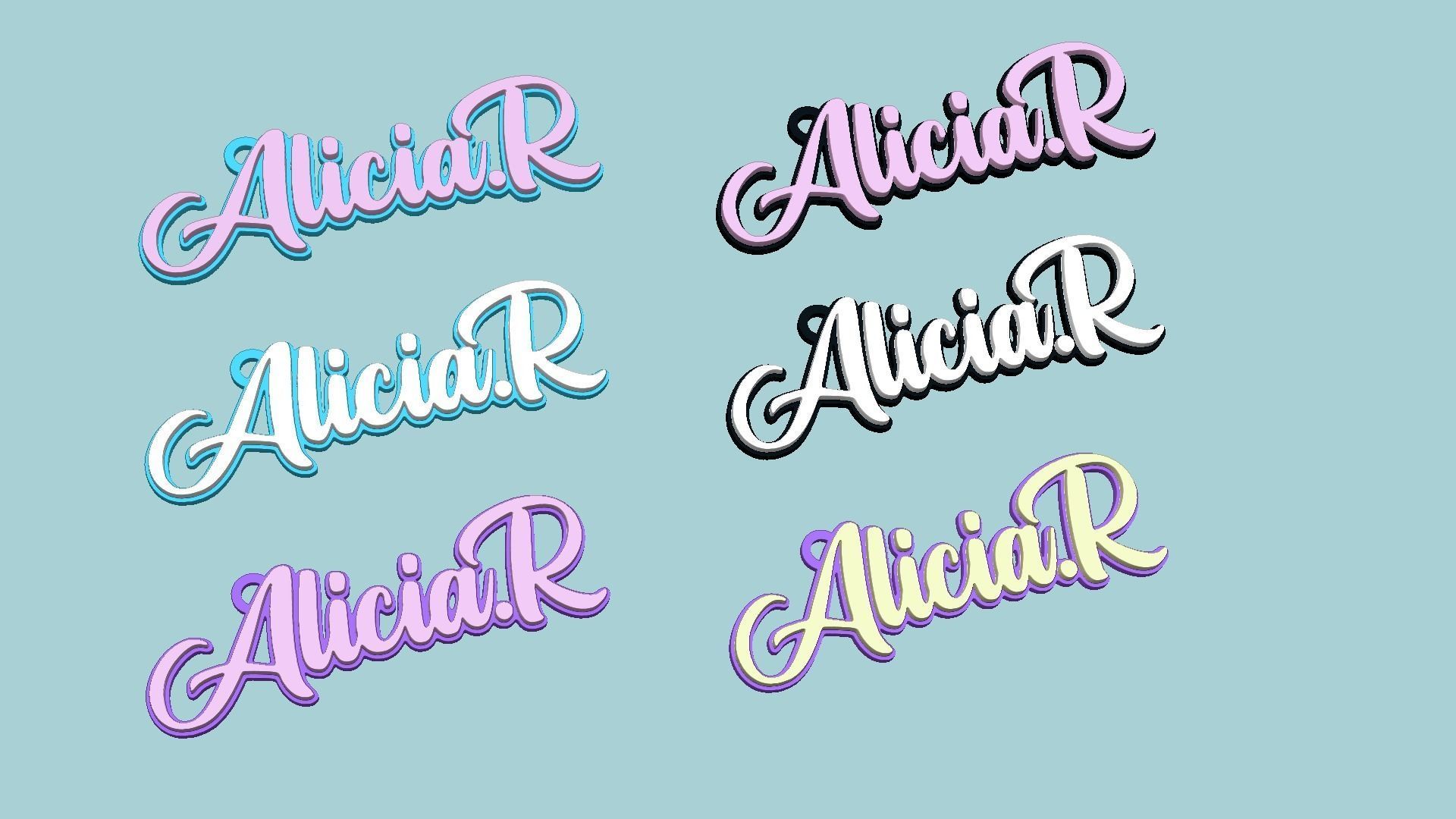 Customizable Name KeyChain STL - Read Description free 3D model 3D ...