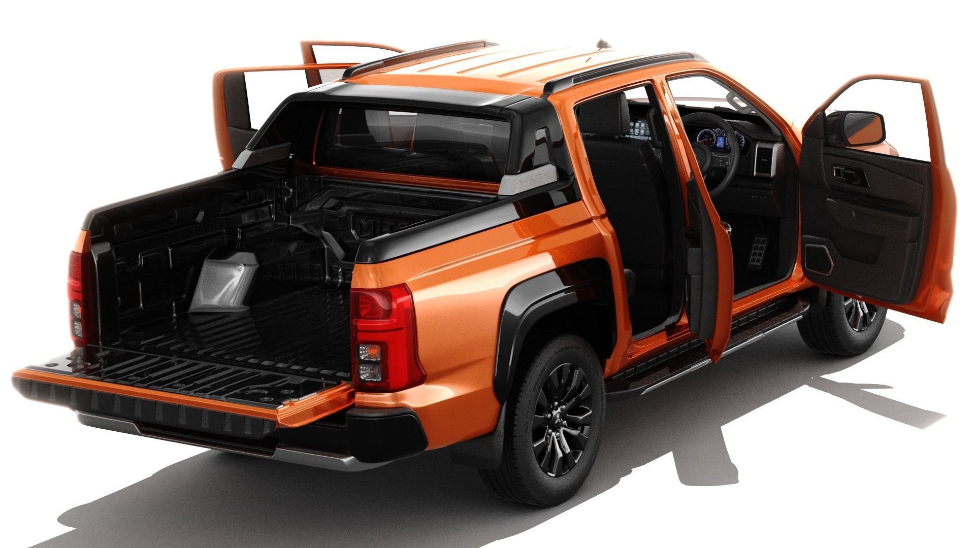 Mitsubishi Triton L200 2024 with interior 3D model | CGTrader