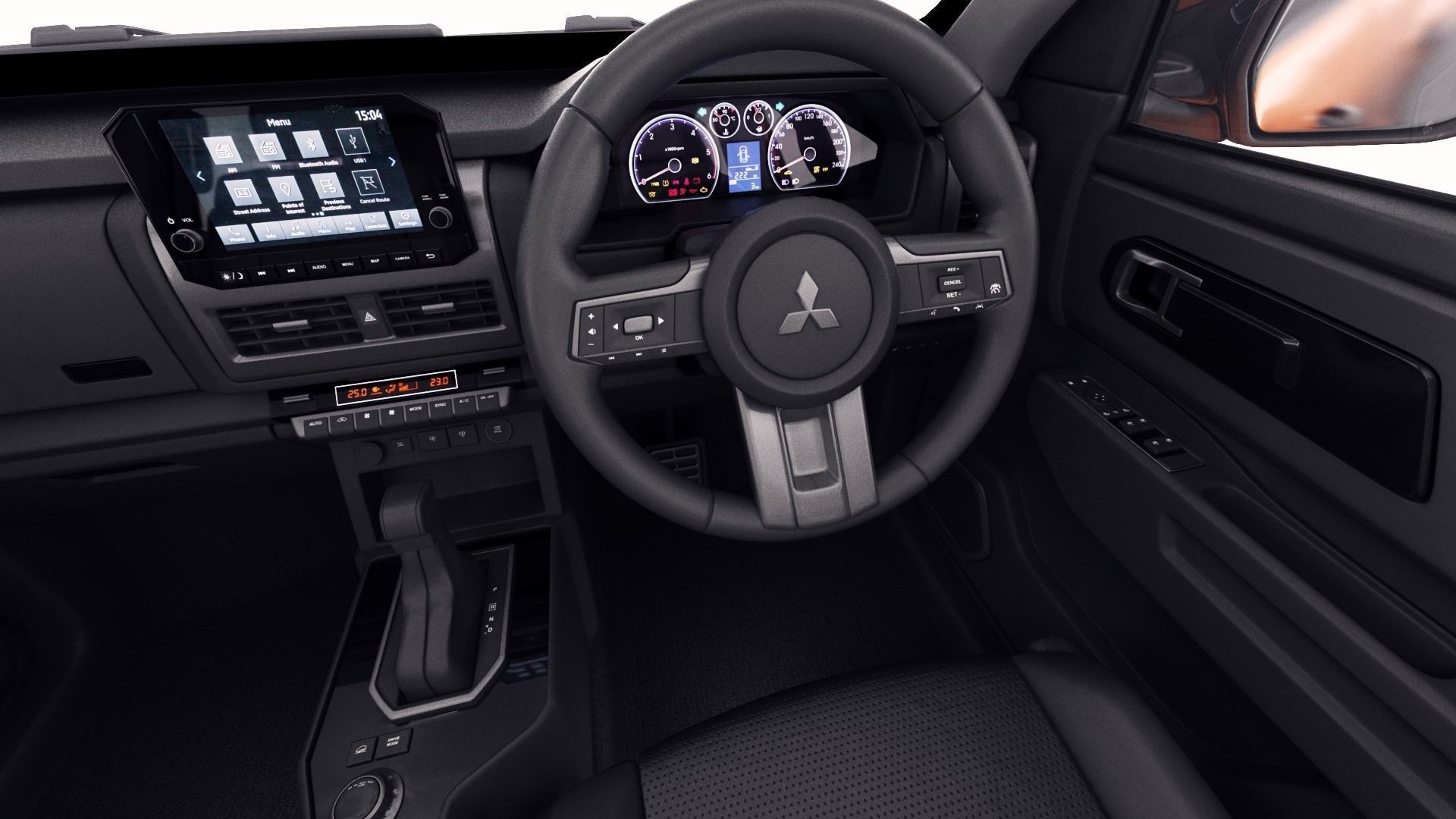 Mitsubishi Triton L200 2024 with interior 3D model | CGTrader