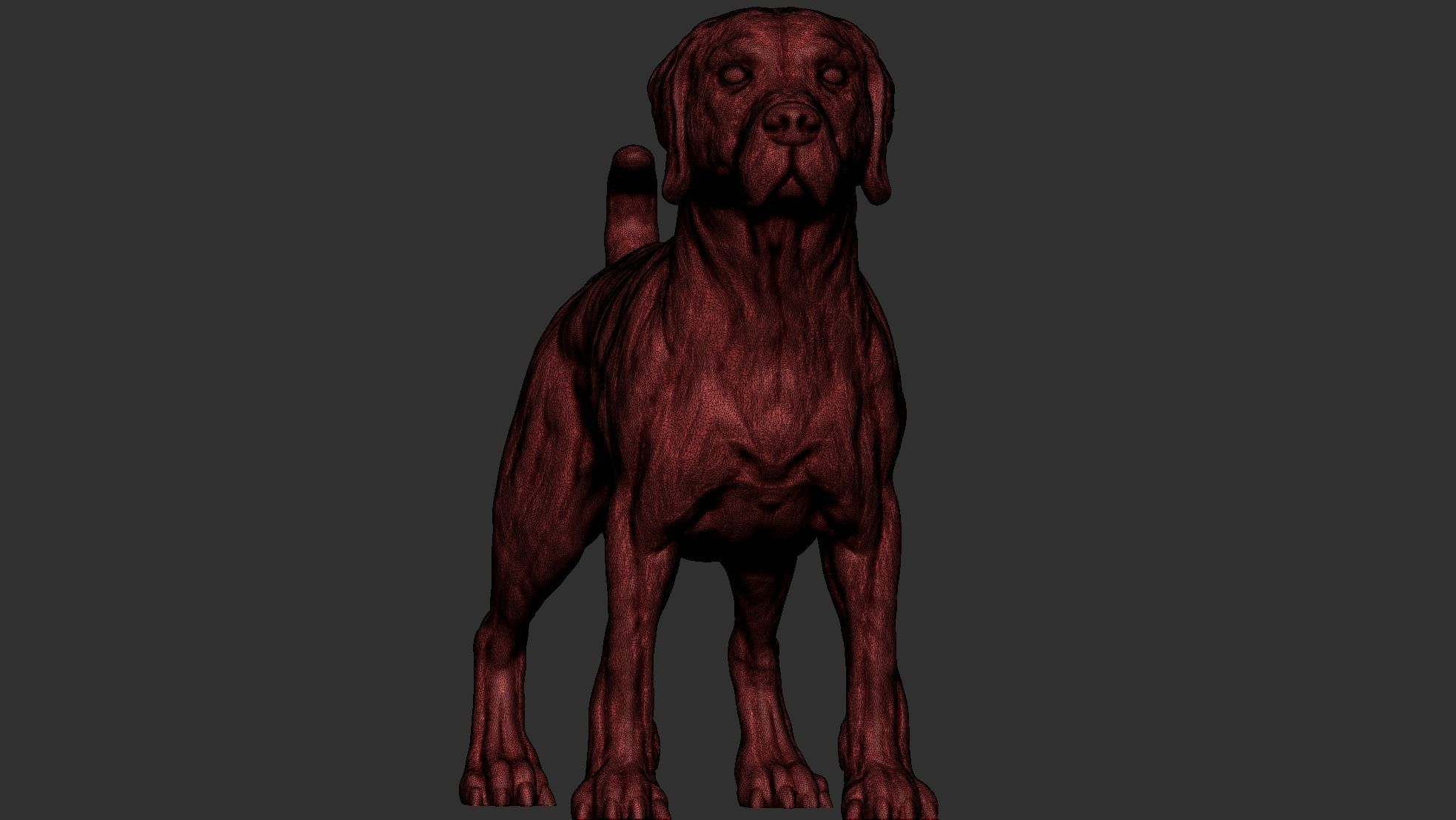 Dog - STL - RPG MINIATURE 3D model 3D printable | CGTrader