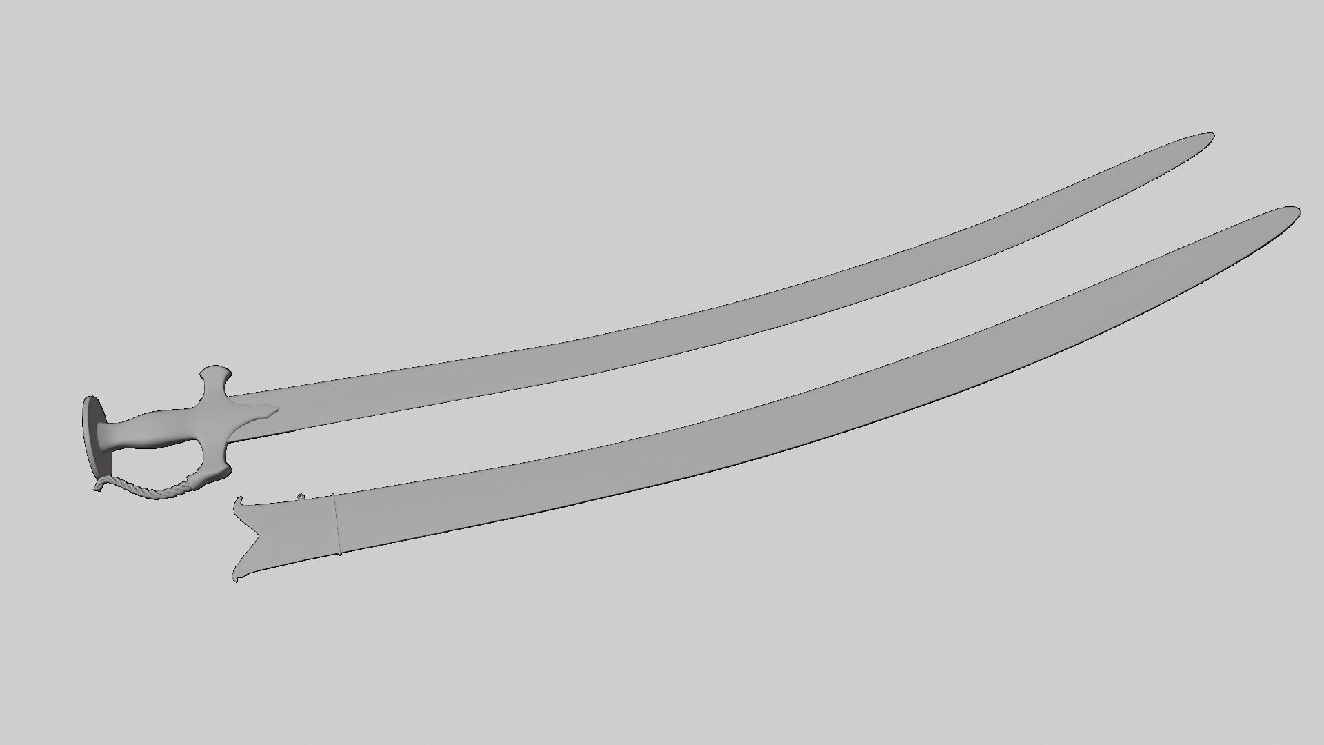 3D model Ancient Indian Sword VR / AR / low-poly | CGTrader