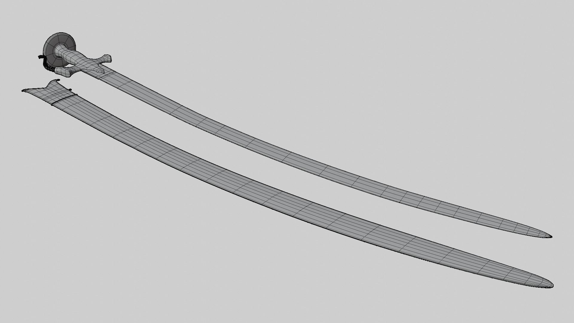 3D model Ancient Indian Sword VR / AR / low-poly | CGTrader