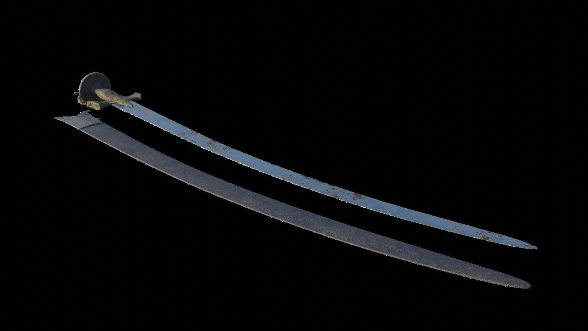 3D model Ancient Indian Sword VR / AR / low-poly | CGTrader