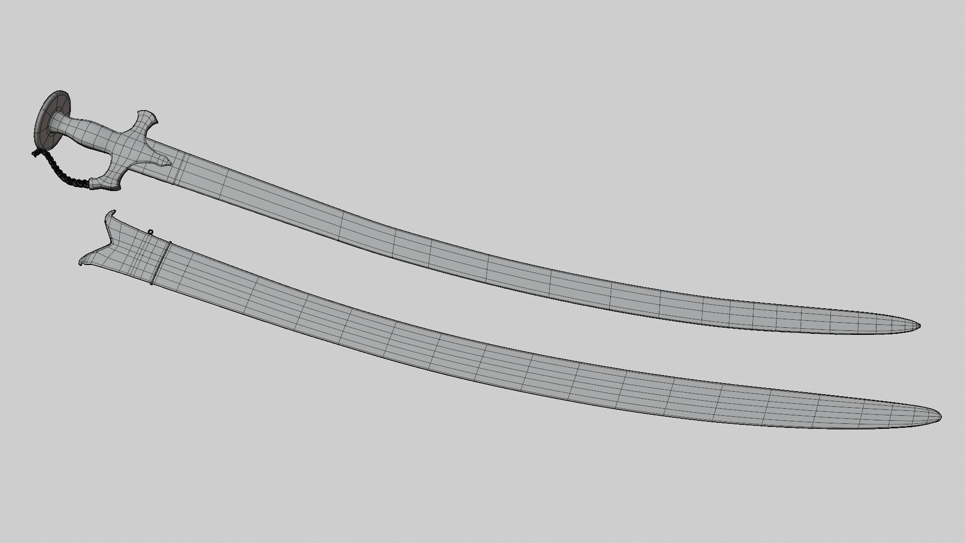 3D model Ancient Indian Sword VR / AR / low-poly | CGTrader