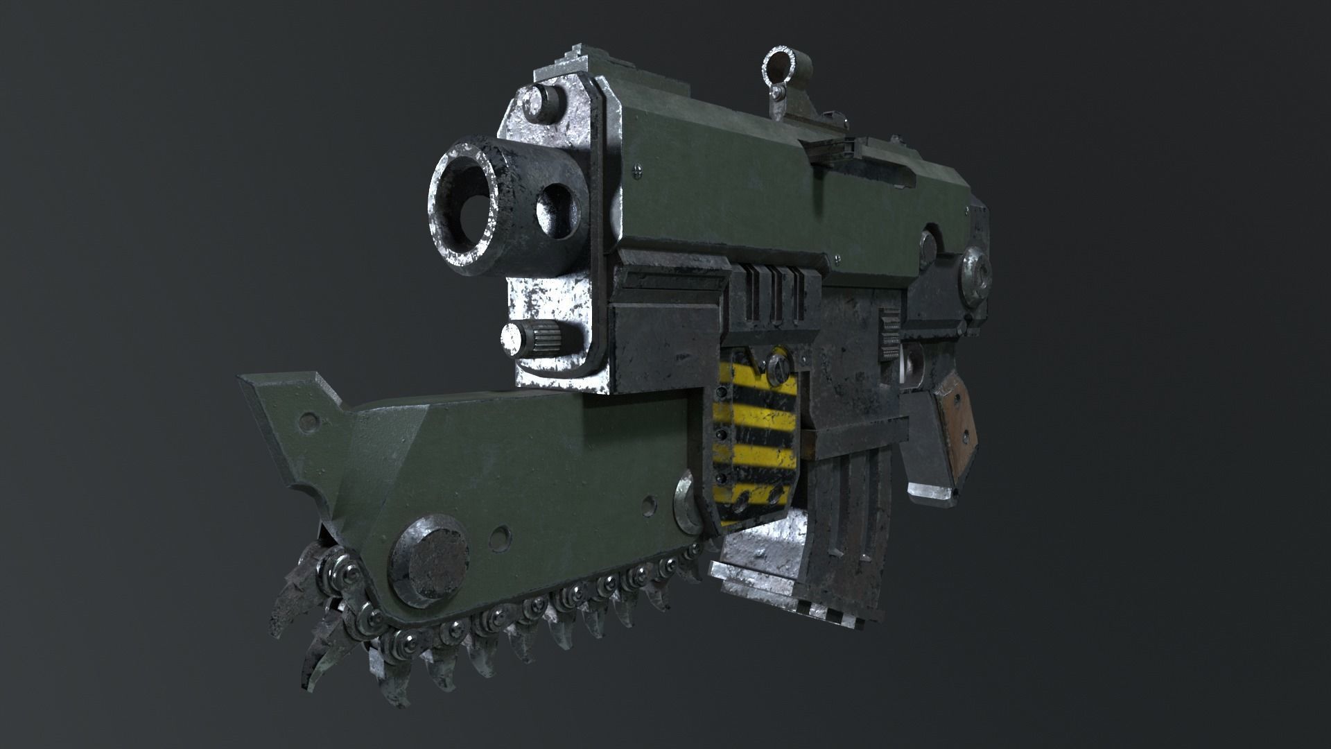 warhammer bolter gun 3D model | CGTrader