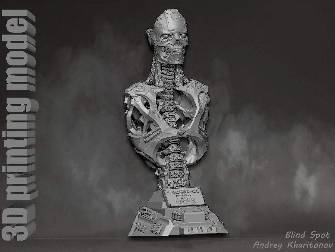 Rev-9 Terminator V2 3D model 3D printable | CGTrader