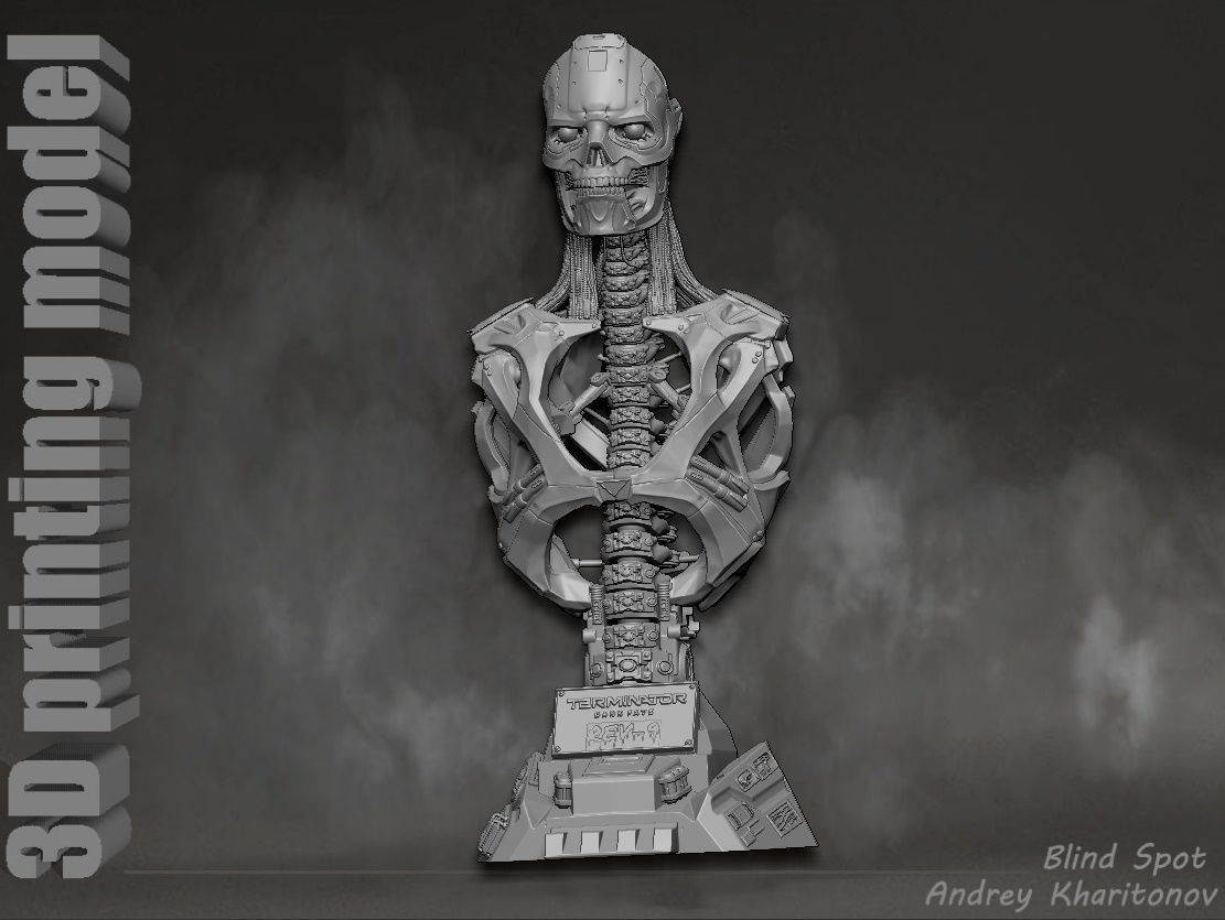 Rev-9 Terminator V2 3D model 3D printable | CGTrader