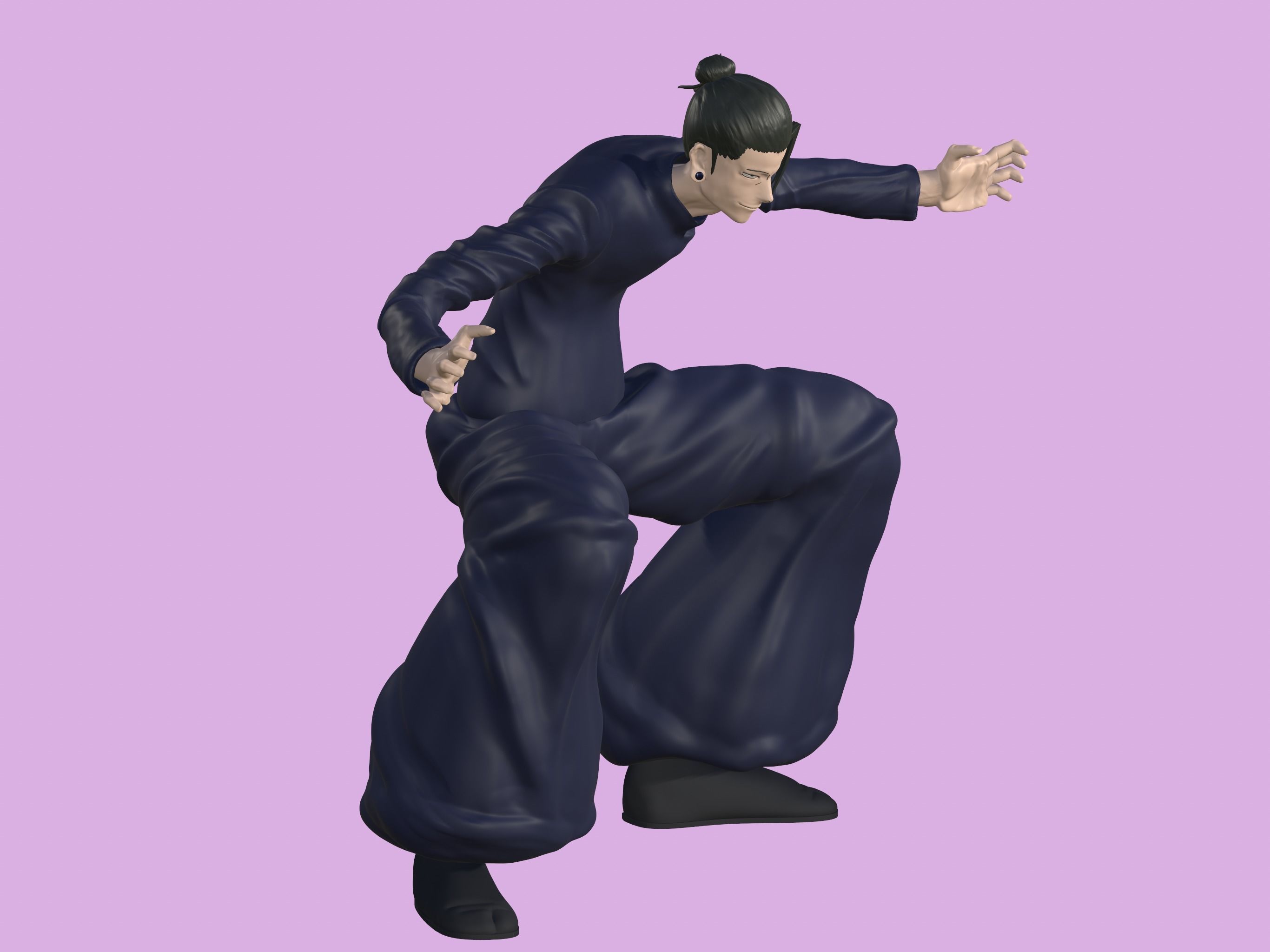 Geto Suguru school uniform Figure Jujutsu Kaisen 3D model 3D printable ...