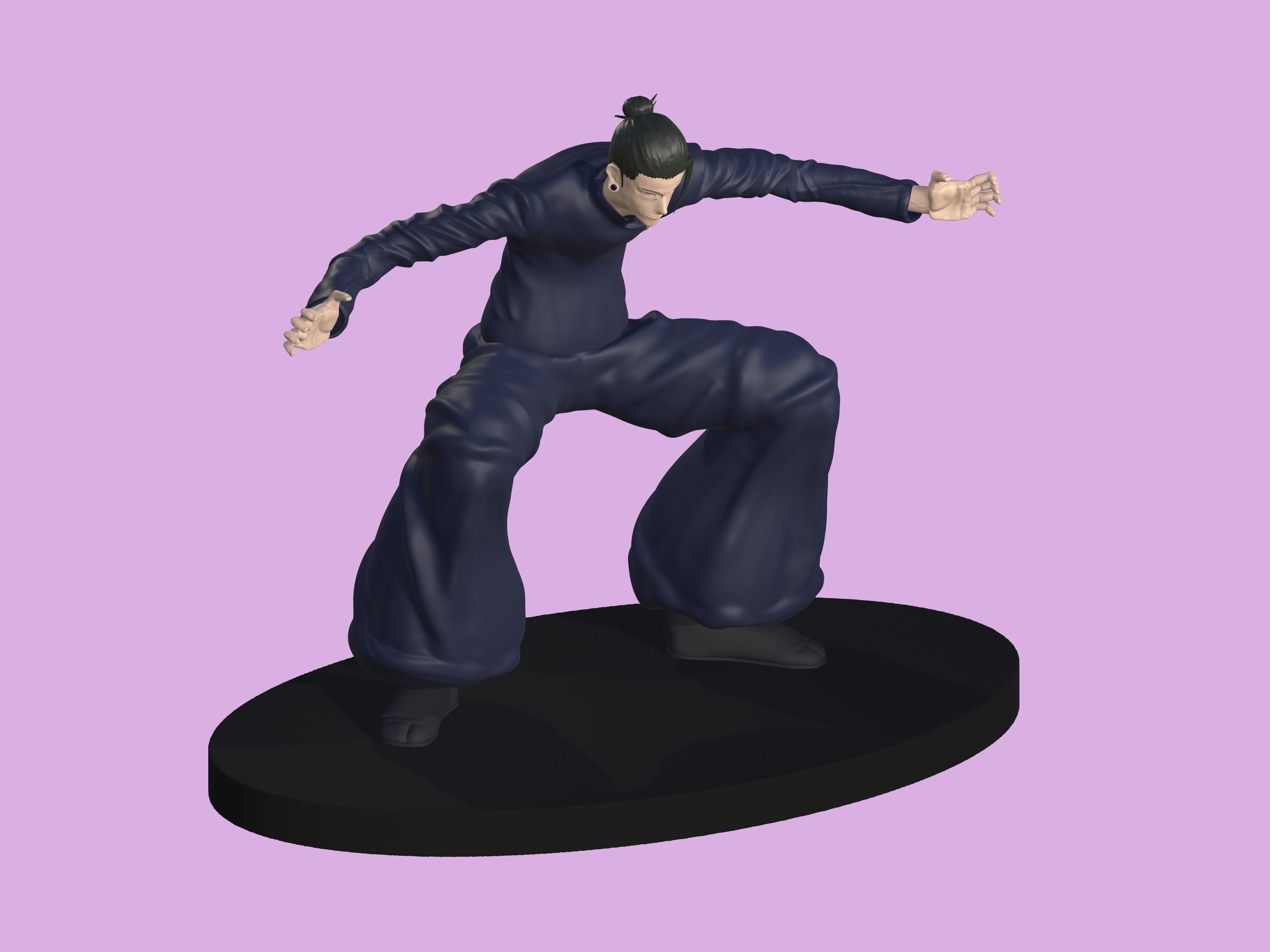 Geto Suguru school uniform Figure Jujutsu Kaisen 3D model 3D printable ...