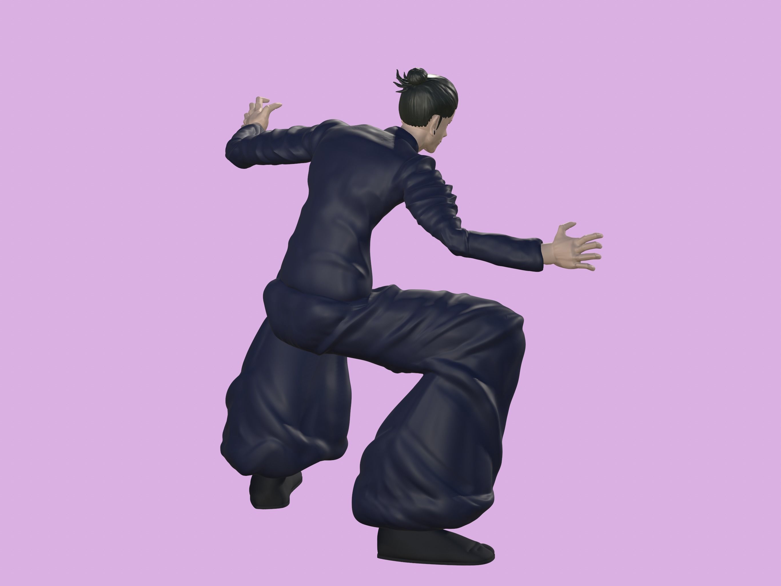 Geto Suguru school uniform Figure Jujutsu Kaisen 3D model 3D printable ...