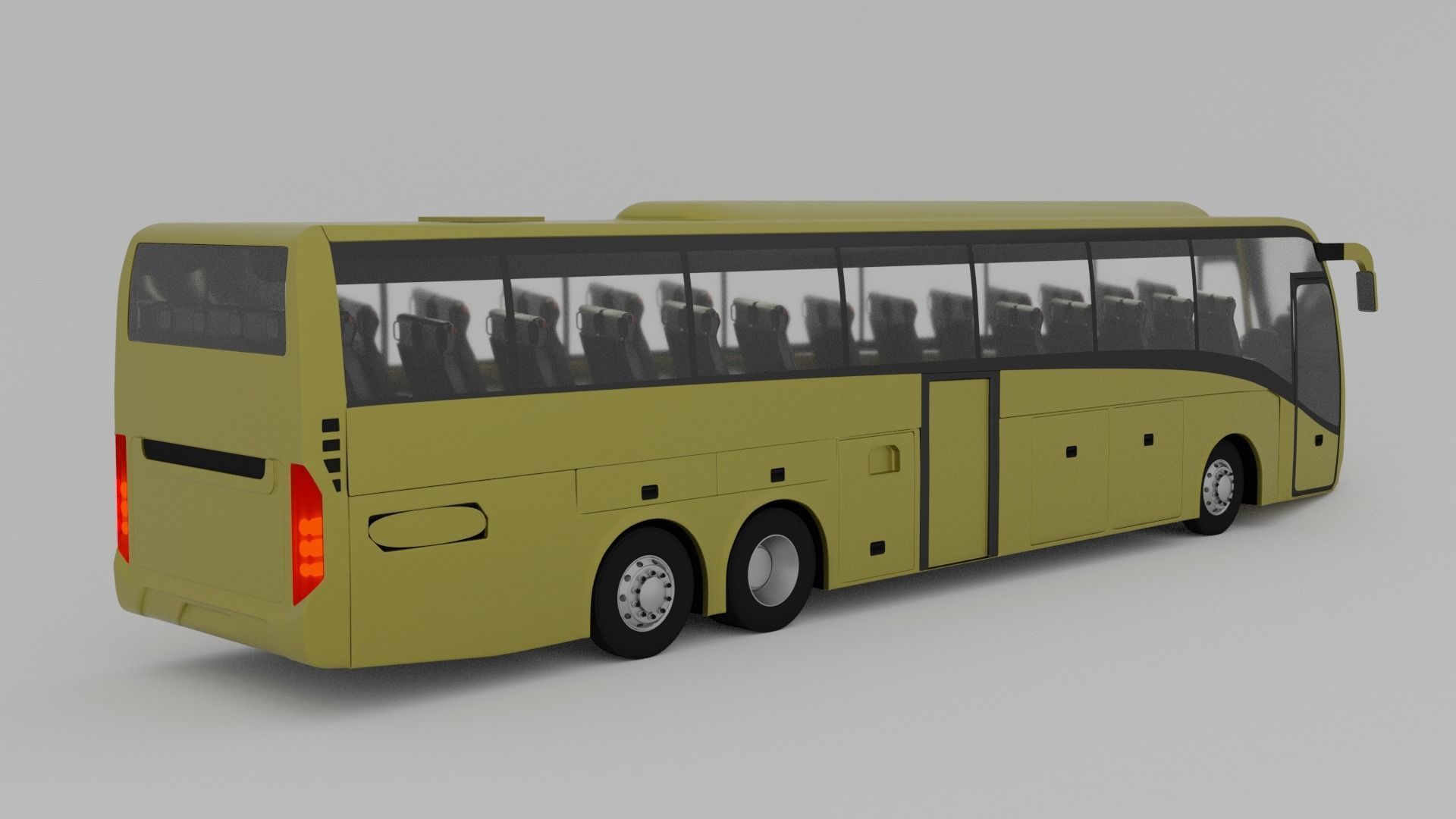 Volvo 9900 Luxury Bus 3D model | CGTrader