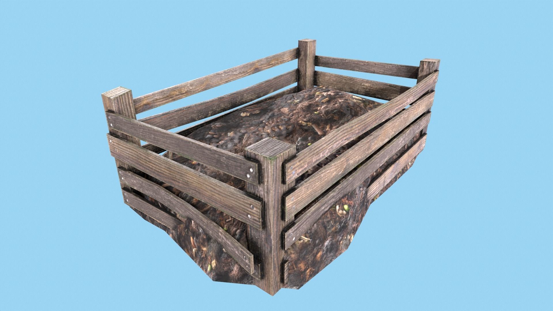 3D model Compost Box VR / AR / low-poly | CGTrader