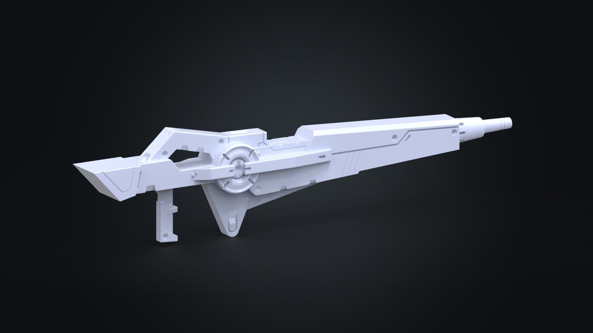 Gundam Mechine Gun Modified 3D Printing Model set01 3D model 3D ...