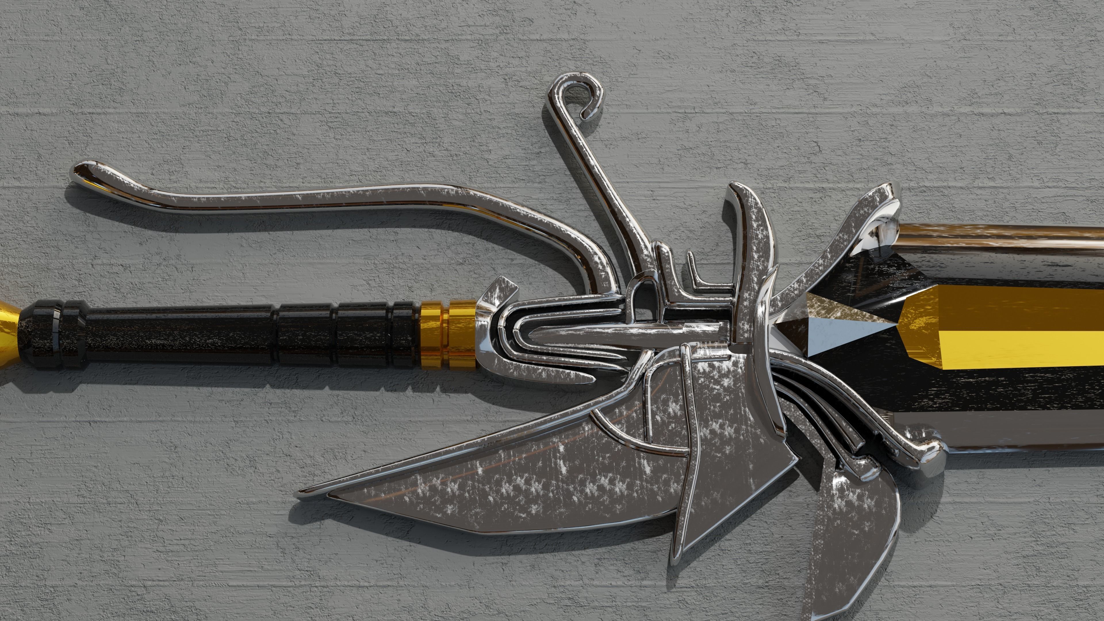 3D model Sword of the Father 3D Model VR / AR / low-poly | CGTrader