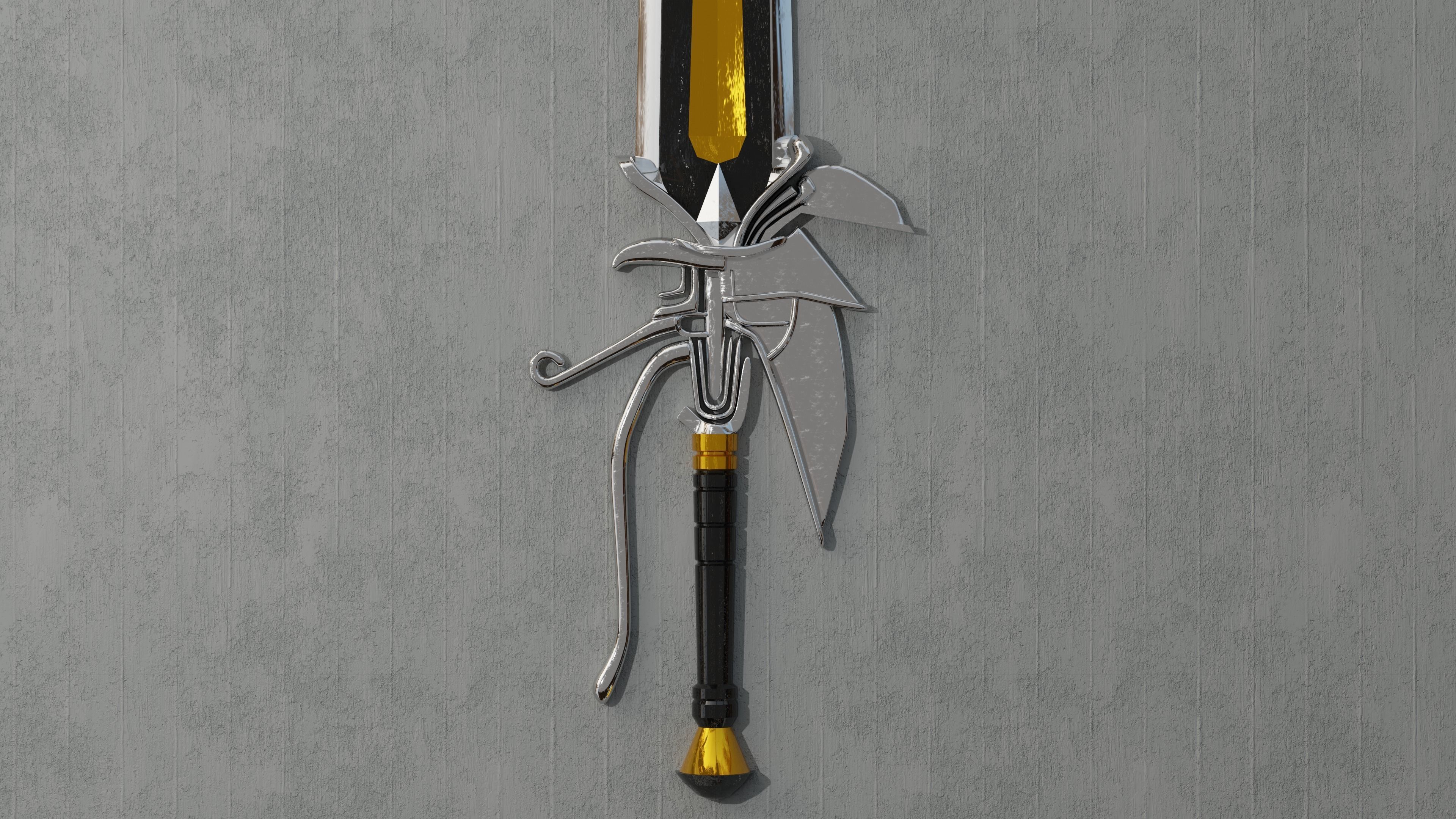 3D model Sword of the Father 3D Model VR / AR / low-poly | CGTrader