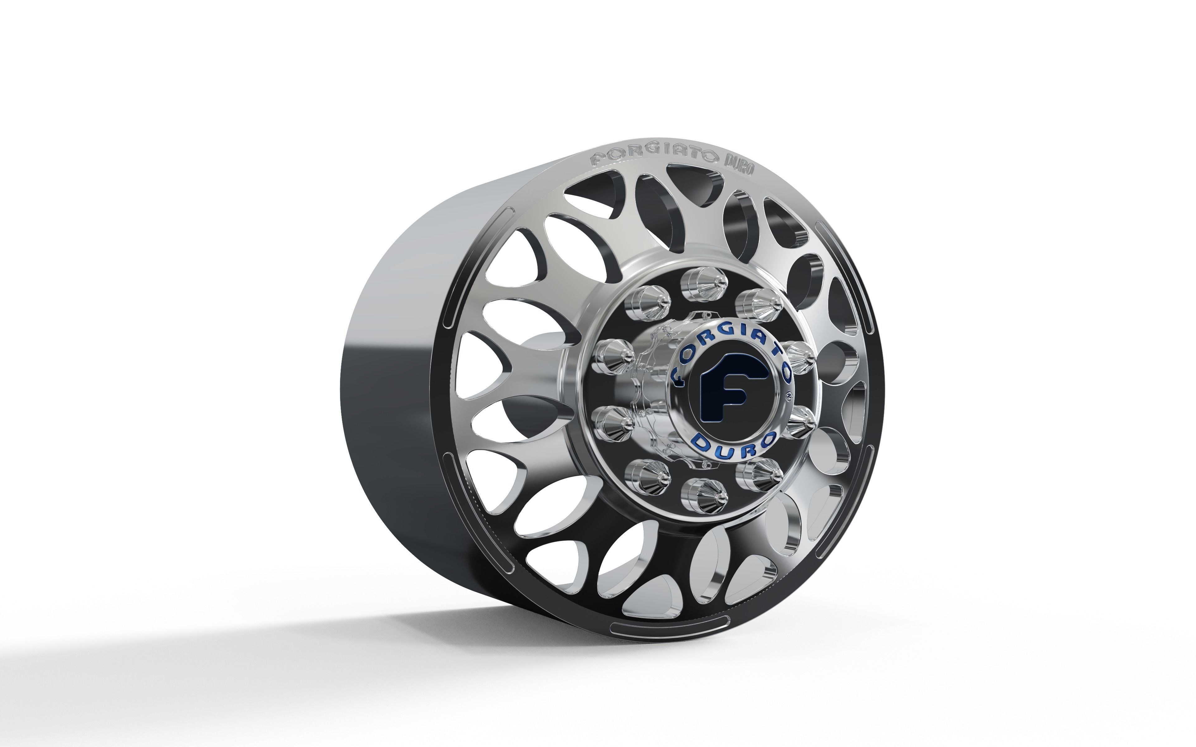 FRONT forgiato Grano- DURO DUALLY WHEEL 3D model 3D printable | CGTrader
