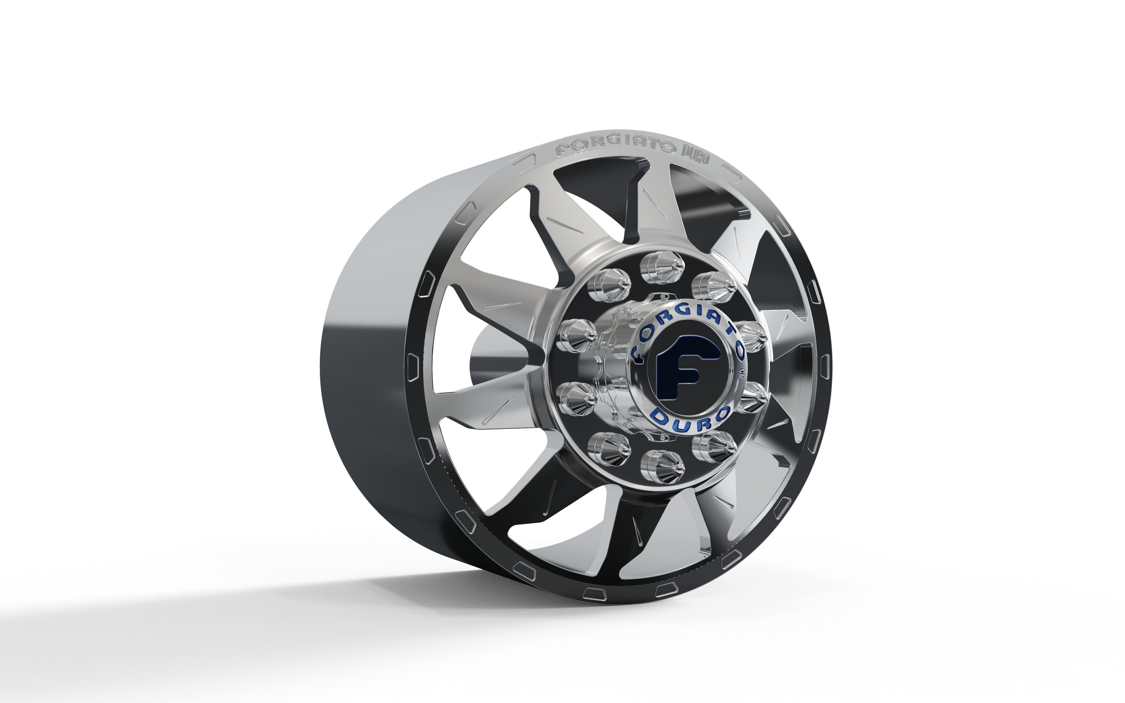 FRONT forgiato Montagna DURO DUALLY WHEEL 3D model 3D printable | CGTrader