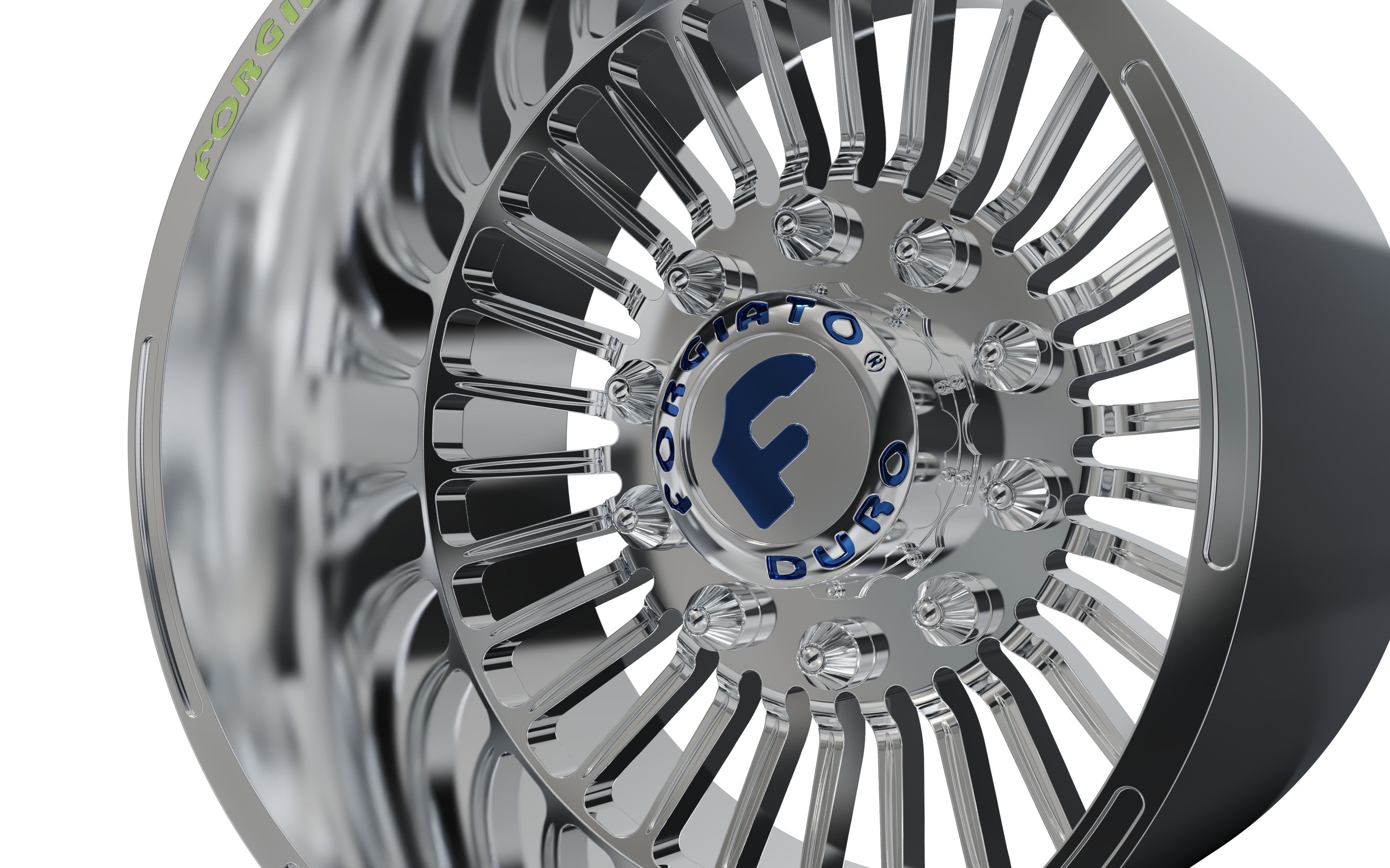 REAR forgiato Cablata-D DURO DUALLY WHEEL 3D model 3D printable | CGTrader